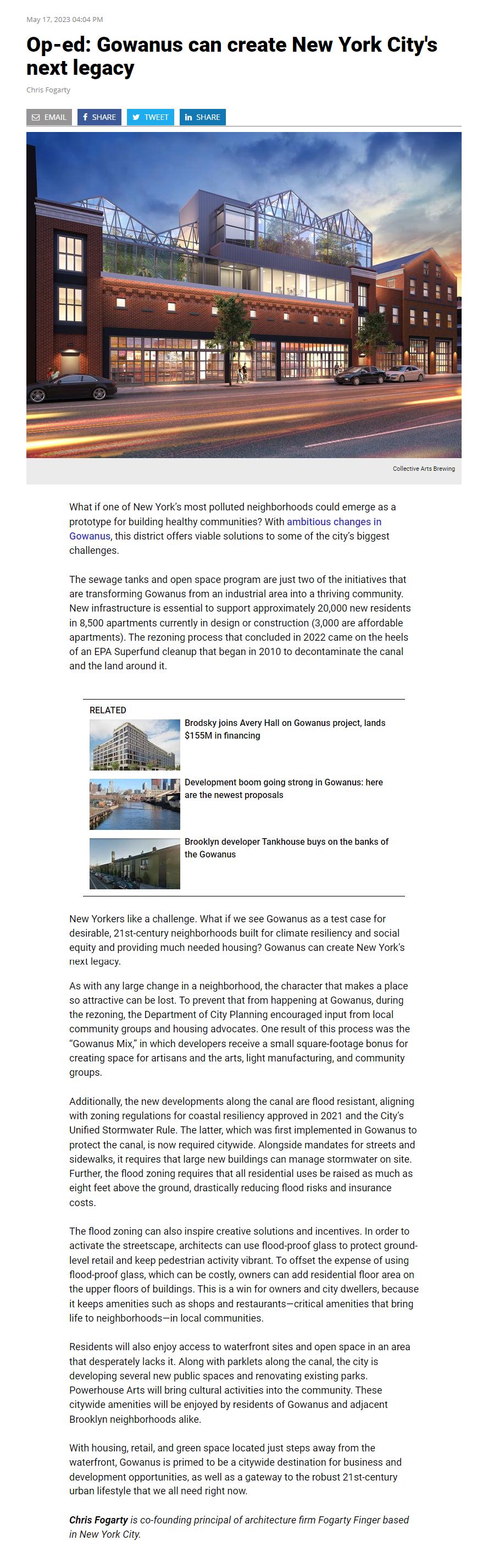 Chris Fogarty Op-Ed by fogartyfinger - Issuu