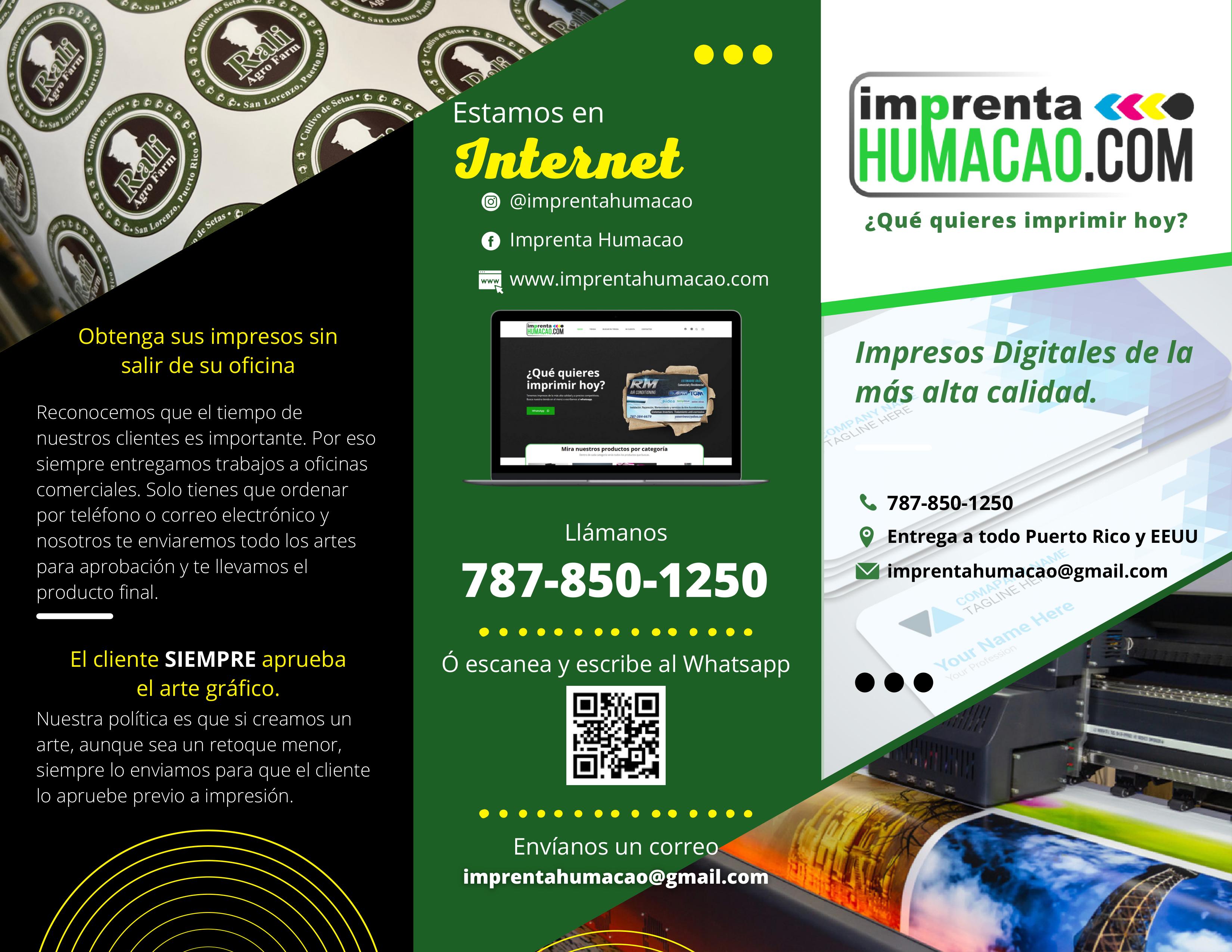 Brochure de Imprenta Humacao by ALEXIS LEON - Issuu