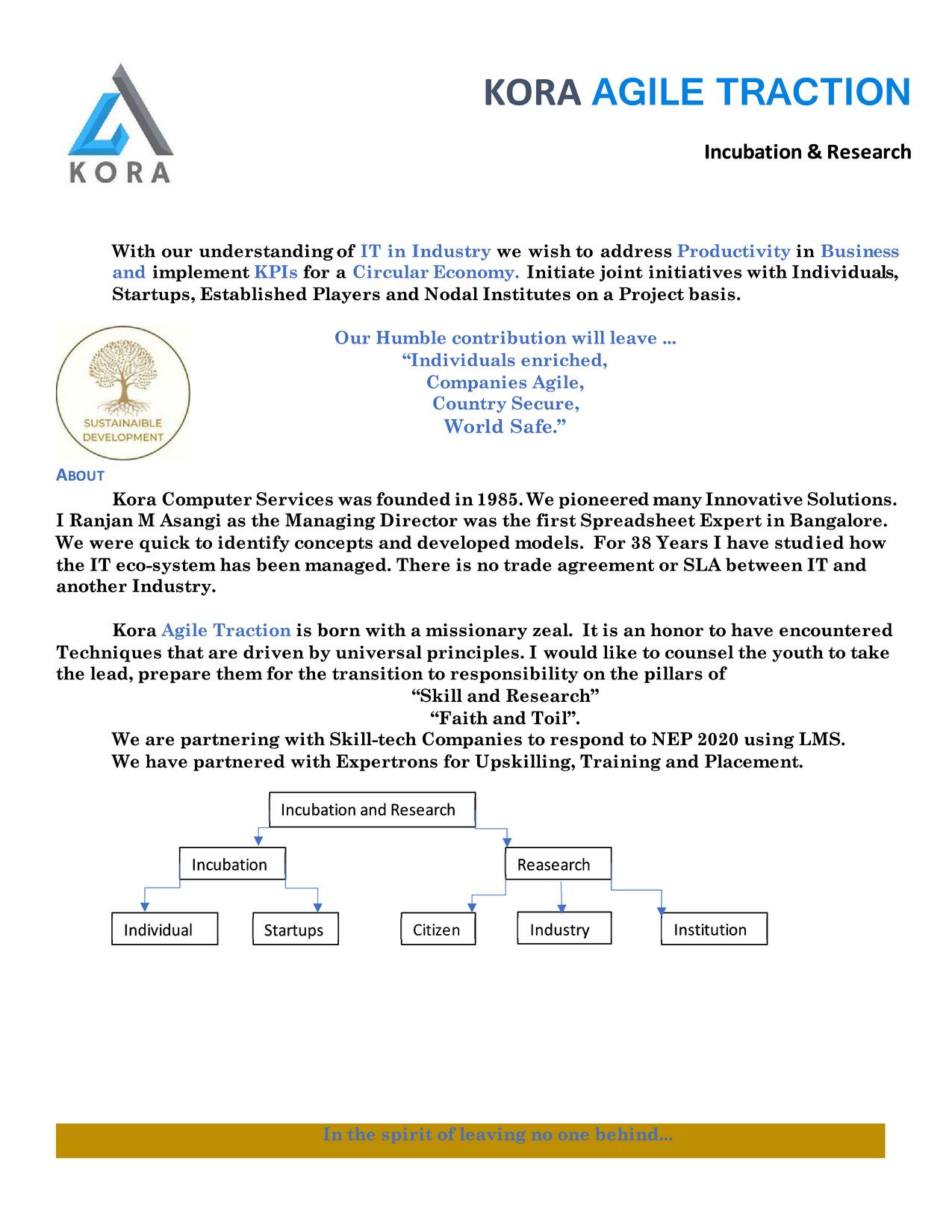 Kora Profile by koraagile - Issuu