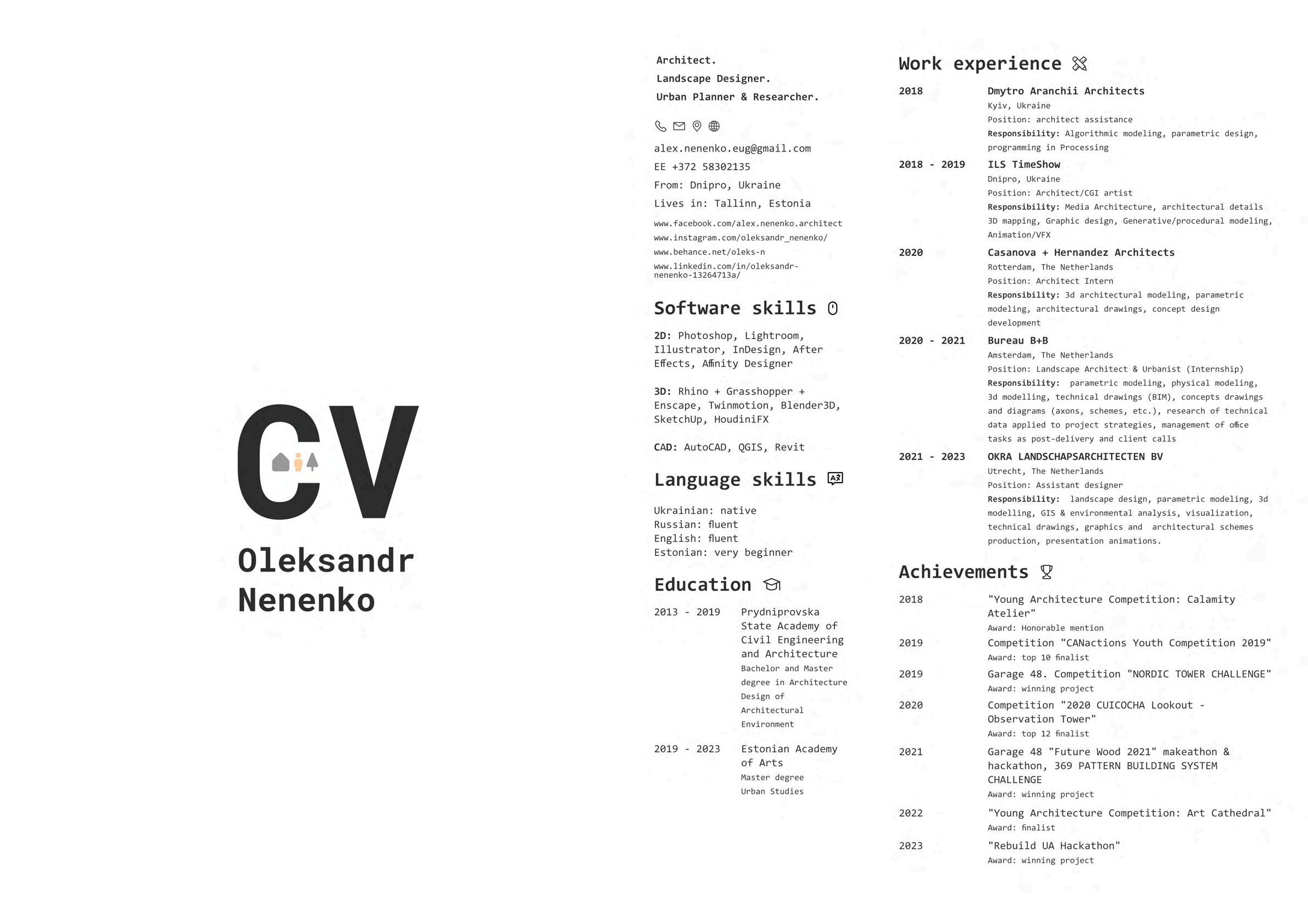 PORTFOLIO_OLEKSANDR NENENKO by Oleksandr Nenenko - Issuu