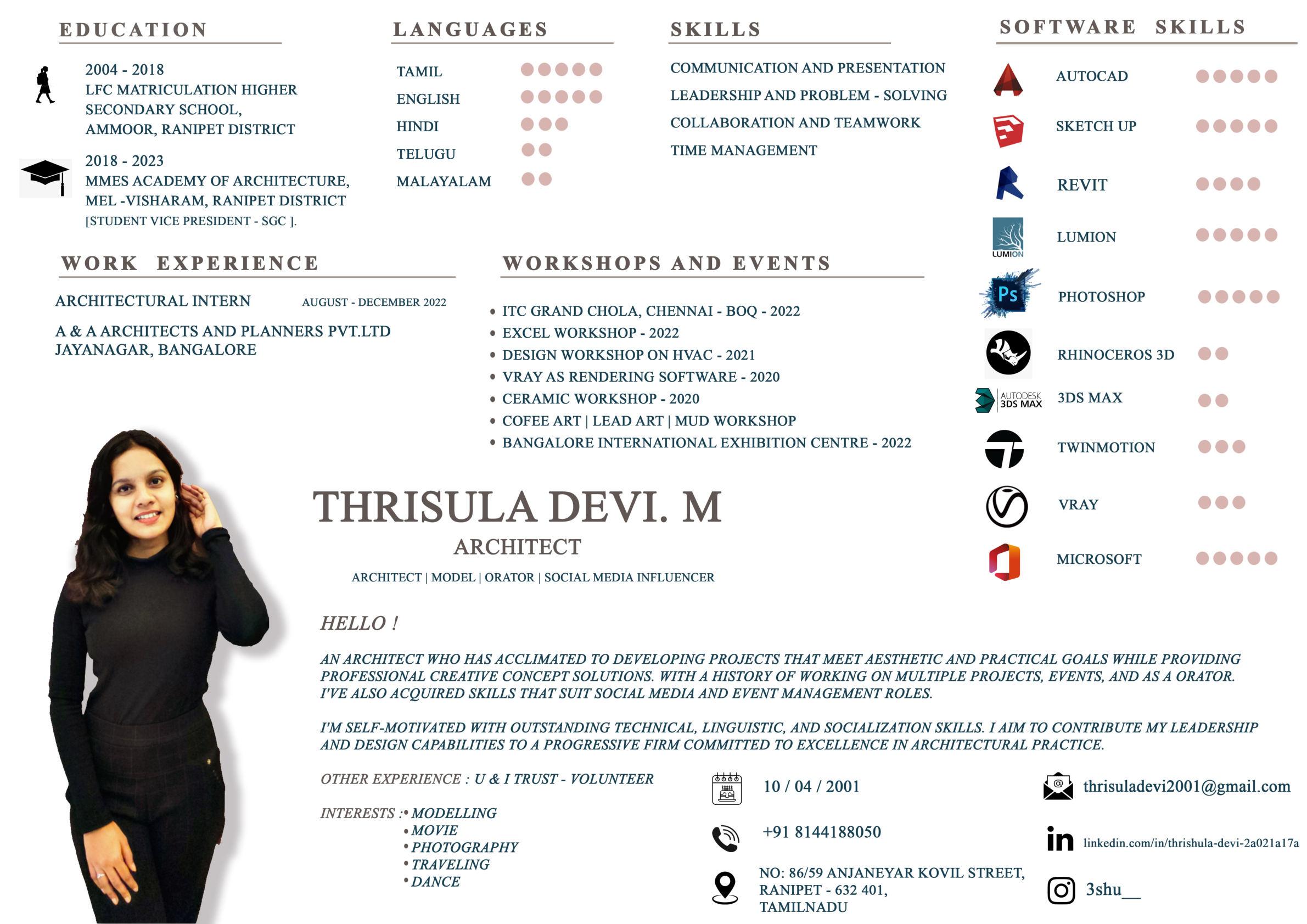 ARCHITECTURE PORTFOLIO by Thrisula Devi M - Issuu