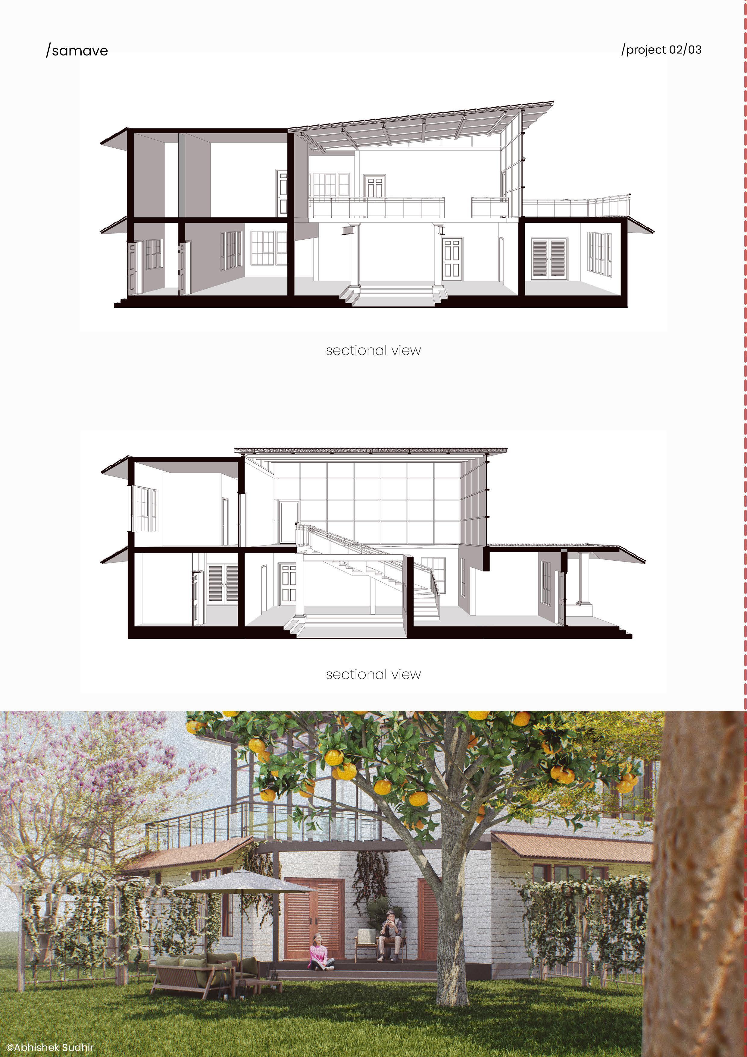 Architecture Internship Portfolio | Abhishek Sudhir | GEC Thrissur by ...