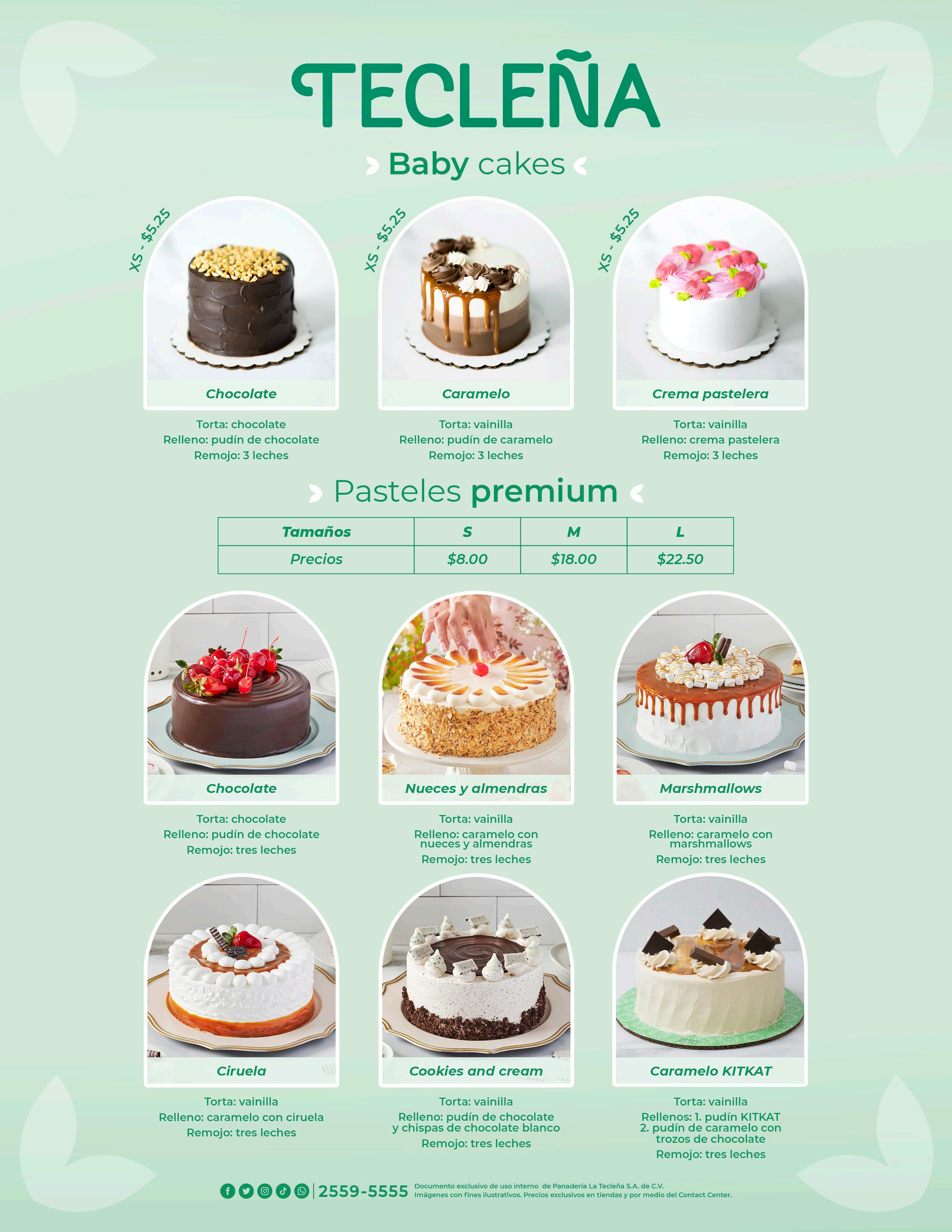 Pasteles de línea - La Tecleña by Diseño la Tecleña - Issuu