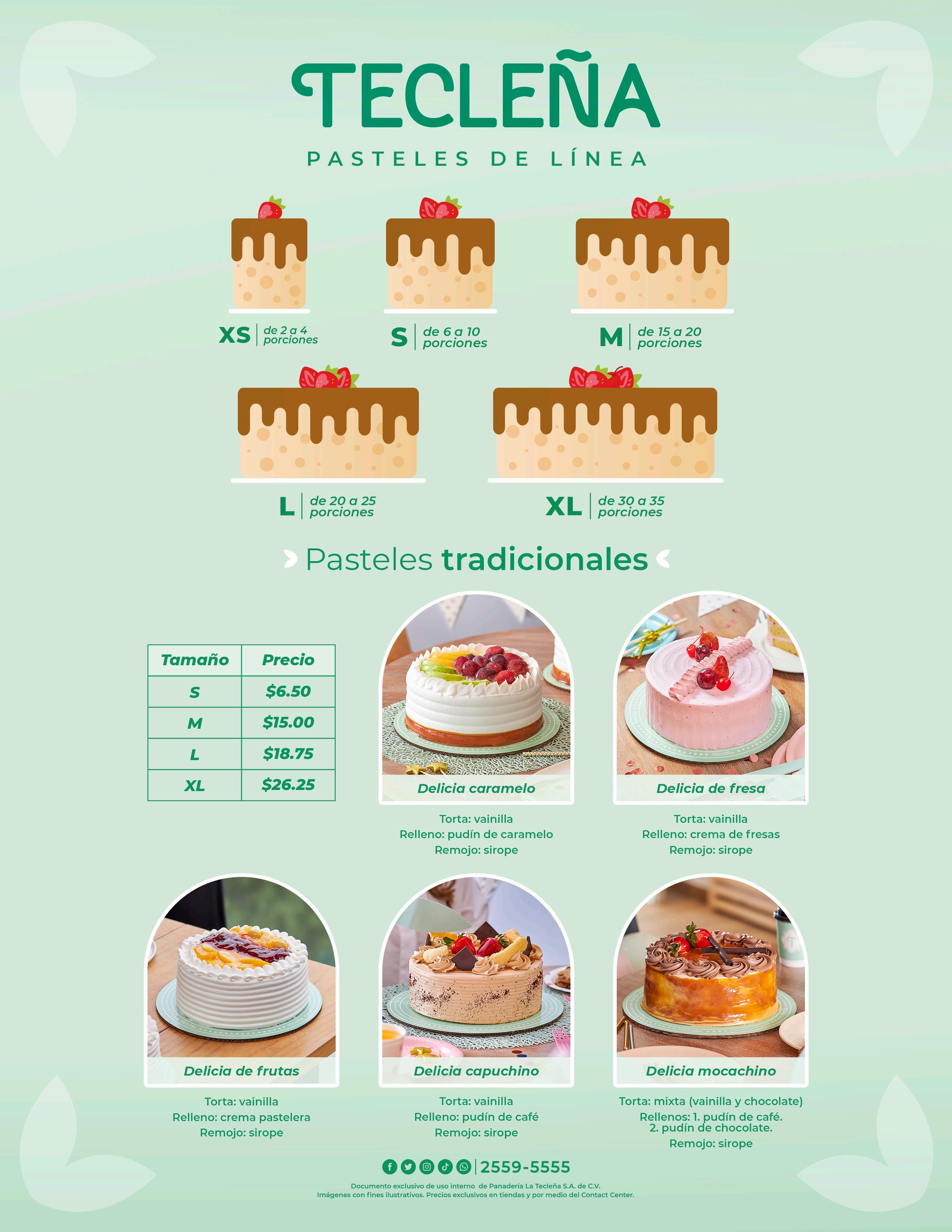 Pasteles de línea - La Tecleña by Diseño la Tecleña - Issuu
