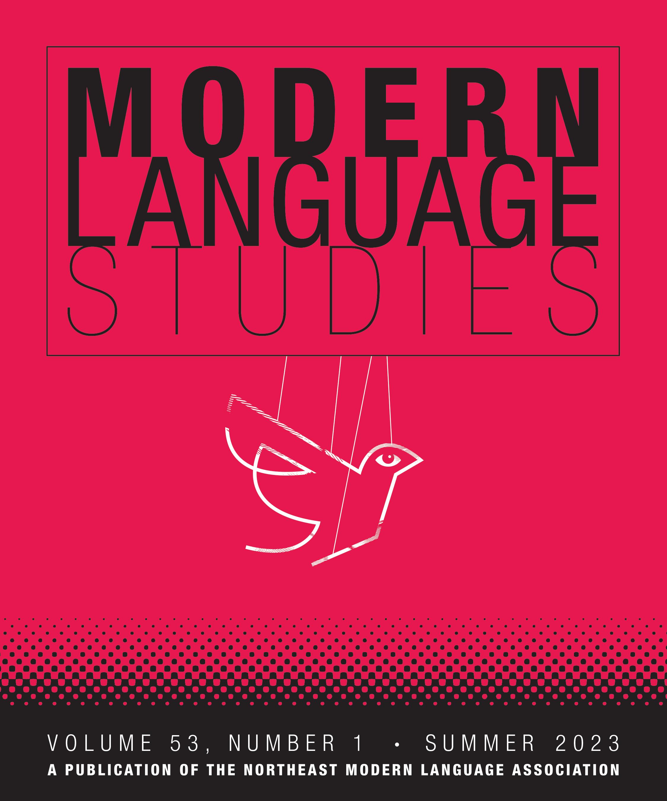 Modern Language Studies — Issue 53.1 — Summer 2023 by mls_susqu - Issuu