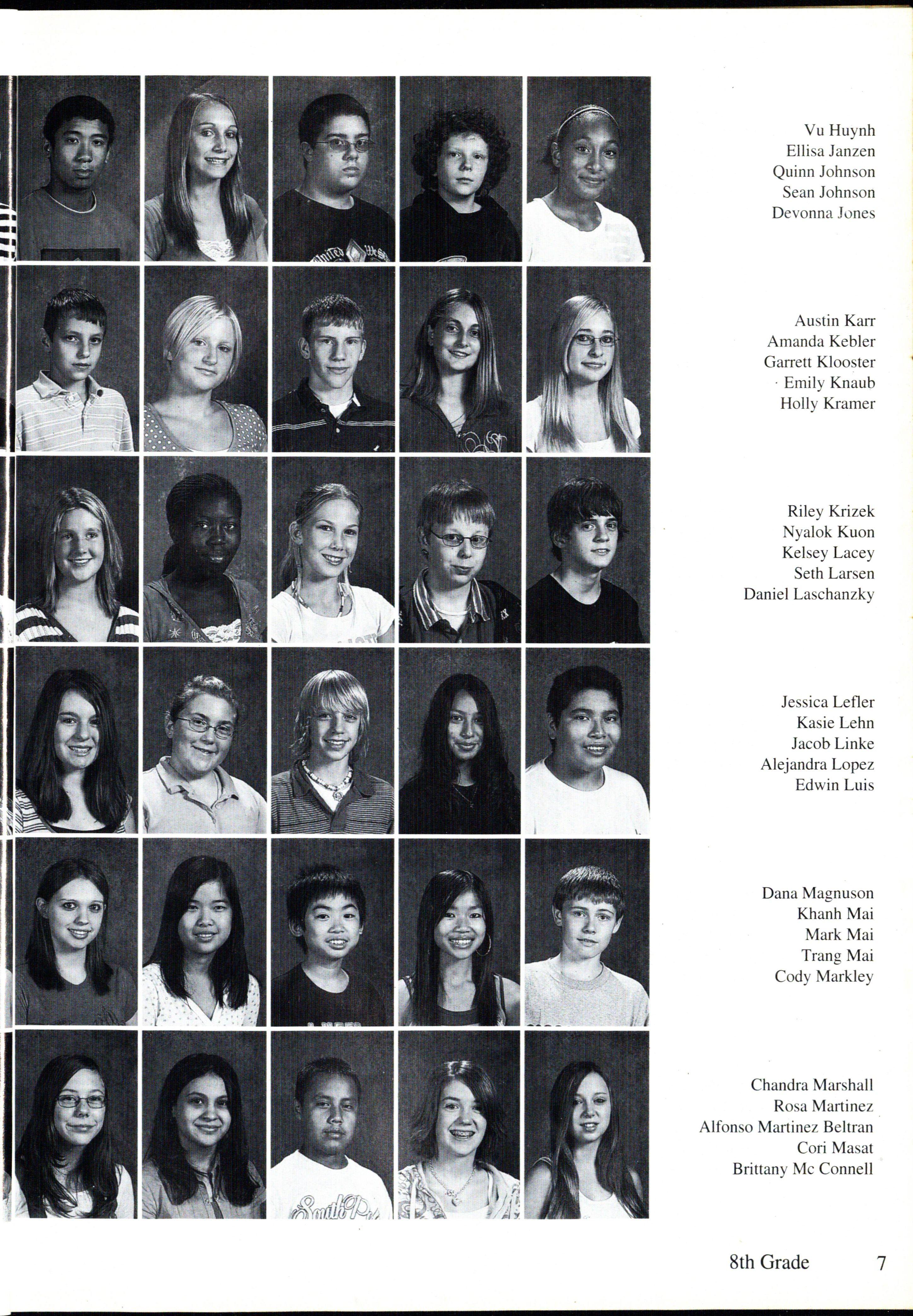 Goodrich Middle School 2008 Yearbook by Lincoln Public Schools Library ...