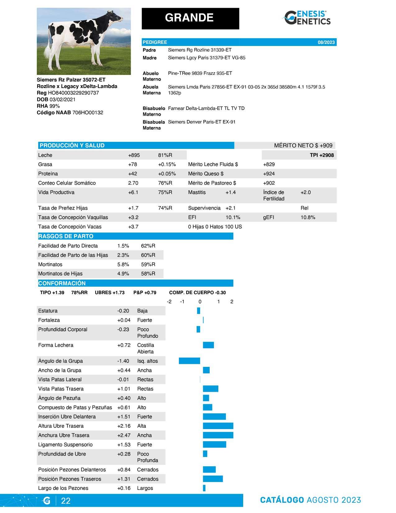 Catálogo Genesis Genetics Agosto 2023 by GenesisGenetic - Issuu