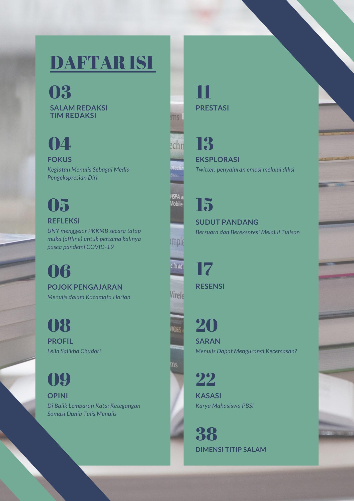 Majalah Dimensi HIMA PBSI 2023 by Divisi Kepenulisan - Issuu