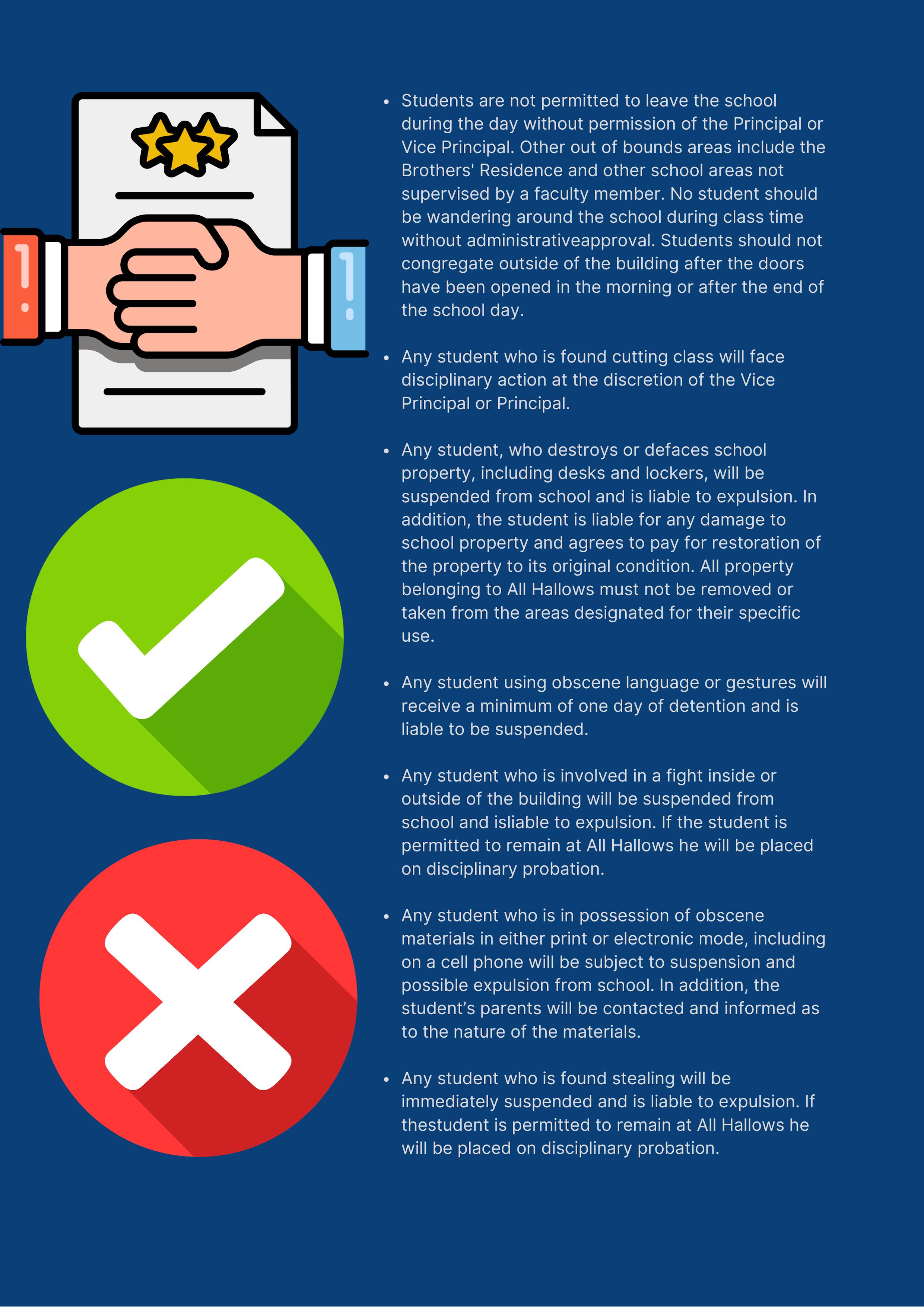 2023-2024 All Hallows Student Handbook by gaelsmarketing - Issuu