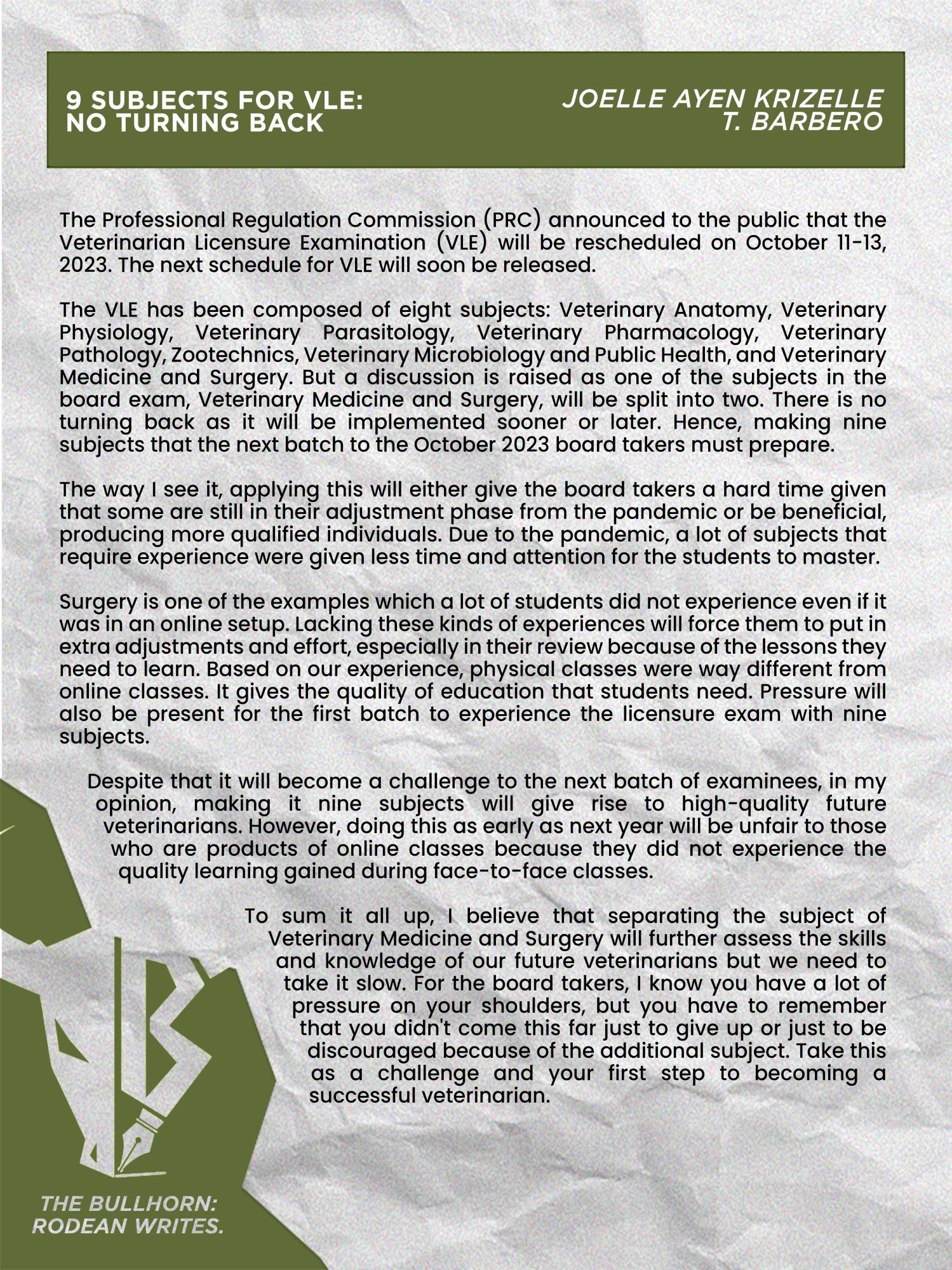 The BULLHORN | Aug 2023 by RC-CLSU - Issuu