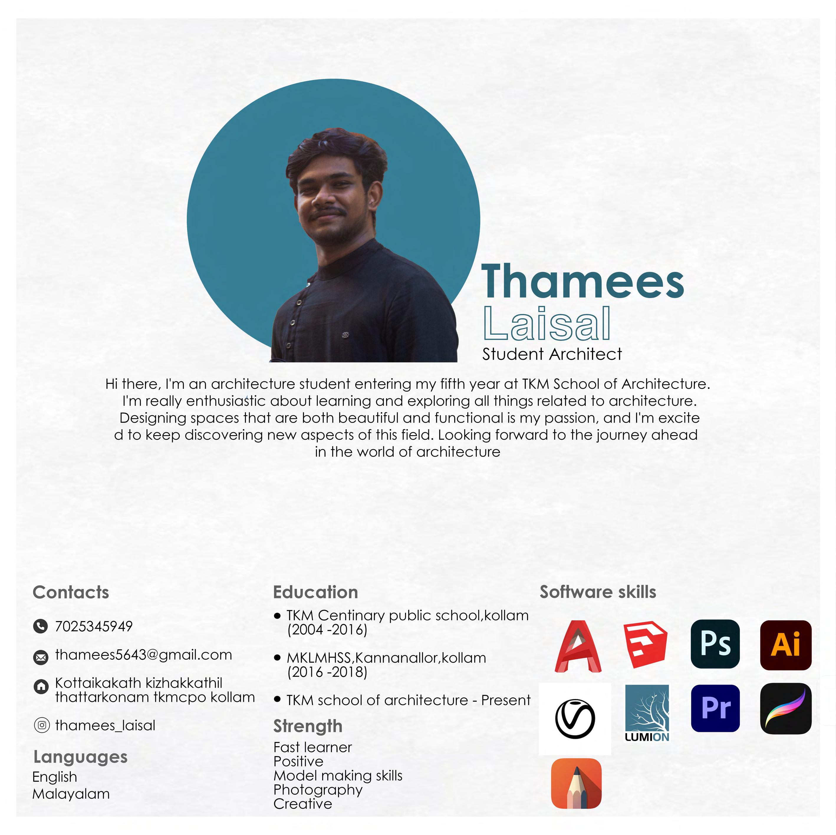 Architectural Portfolio - Thamees Laisal by thamees laisal - Issuu