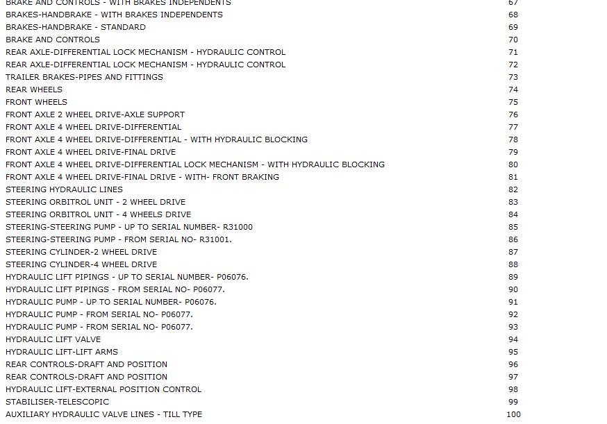 Massey Ferguson MF 353 S TRACTOR Parts Catalogue Manual Instant ...