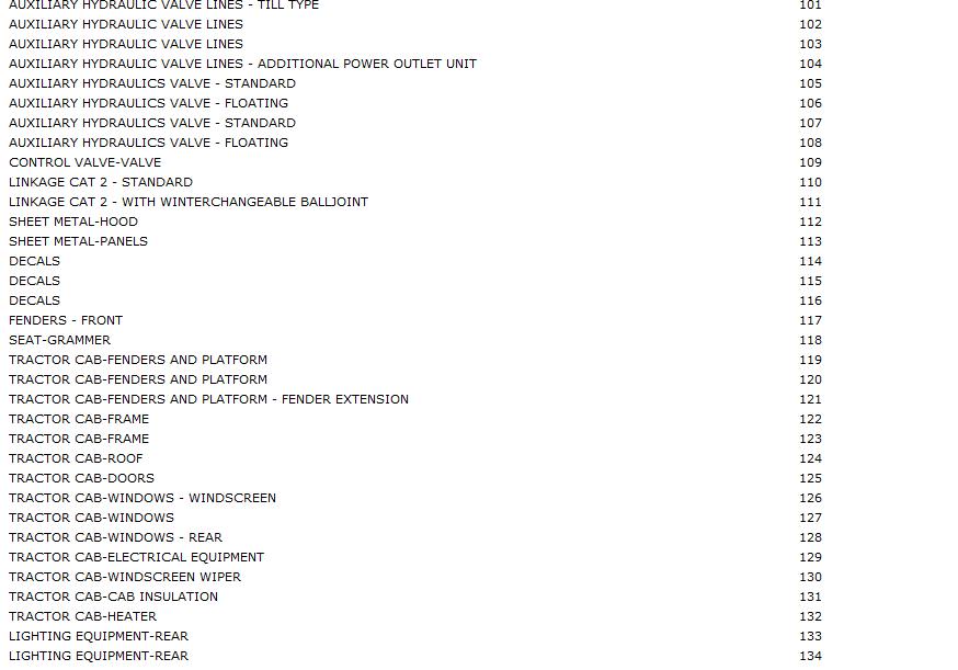 Massey Ferguson MF 353 S TRACTOR Parts Catalogue Manual Instant ...
