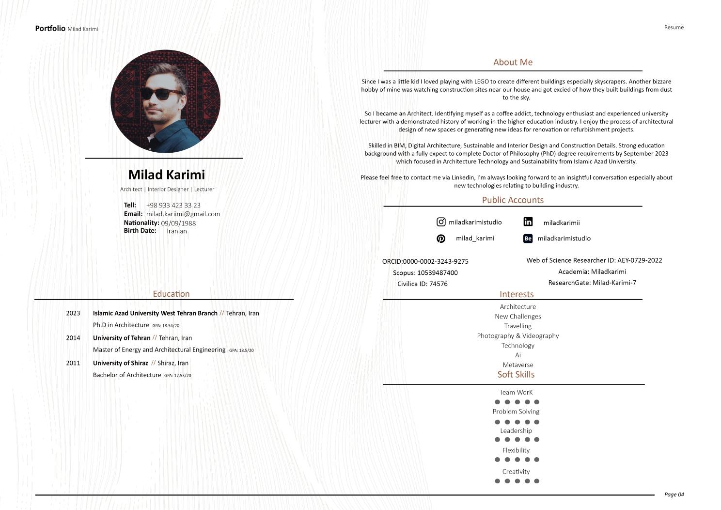 Milad Karimi Portfolio 2010 2023 3rd Ed By Milad Karimi Issuu