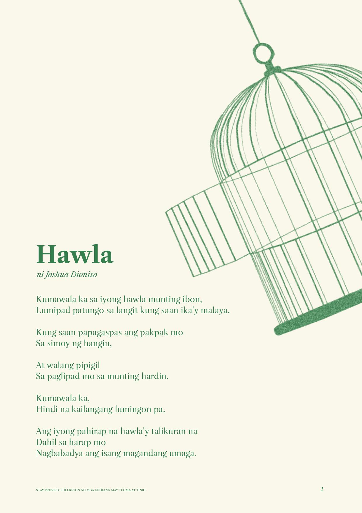 Stay PRESSed: Koleksyon ng mga Letrang may Tugma at Tinig by The ...