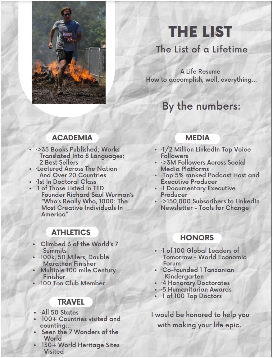 Infographic Resume Michael Anderson