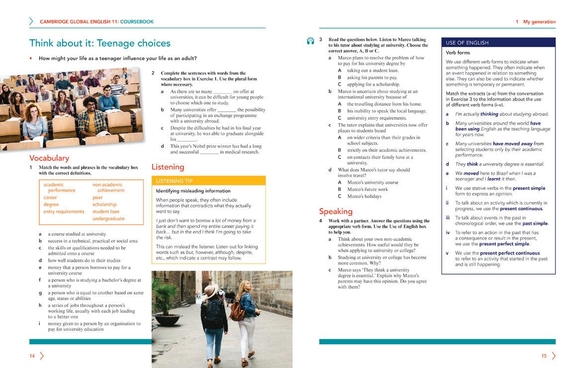 Cambridge Global English 10-12 - Coursebook 11 Sample by Cambridge ...