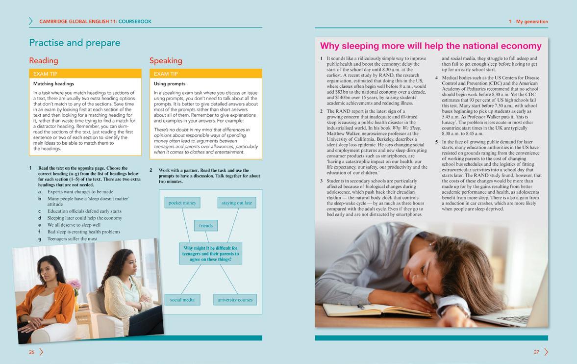 Cambridge Global English 10-12 - Coursebook 11 Sample by Cambridge ...