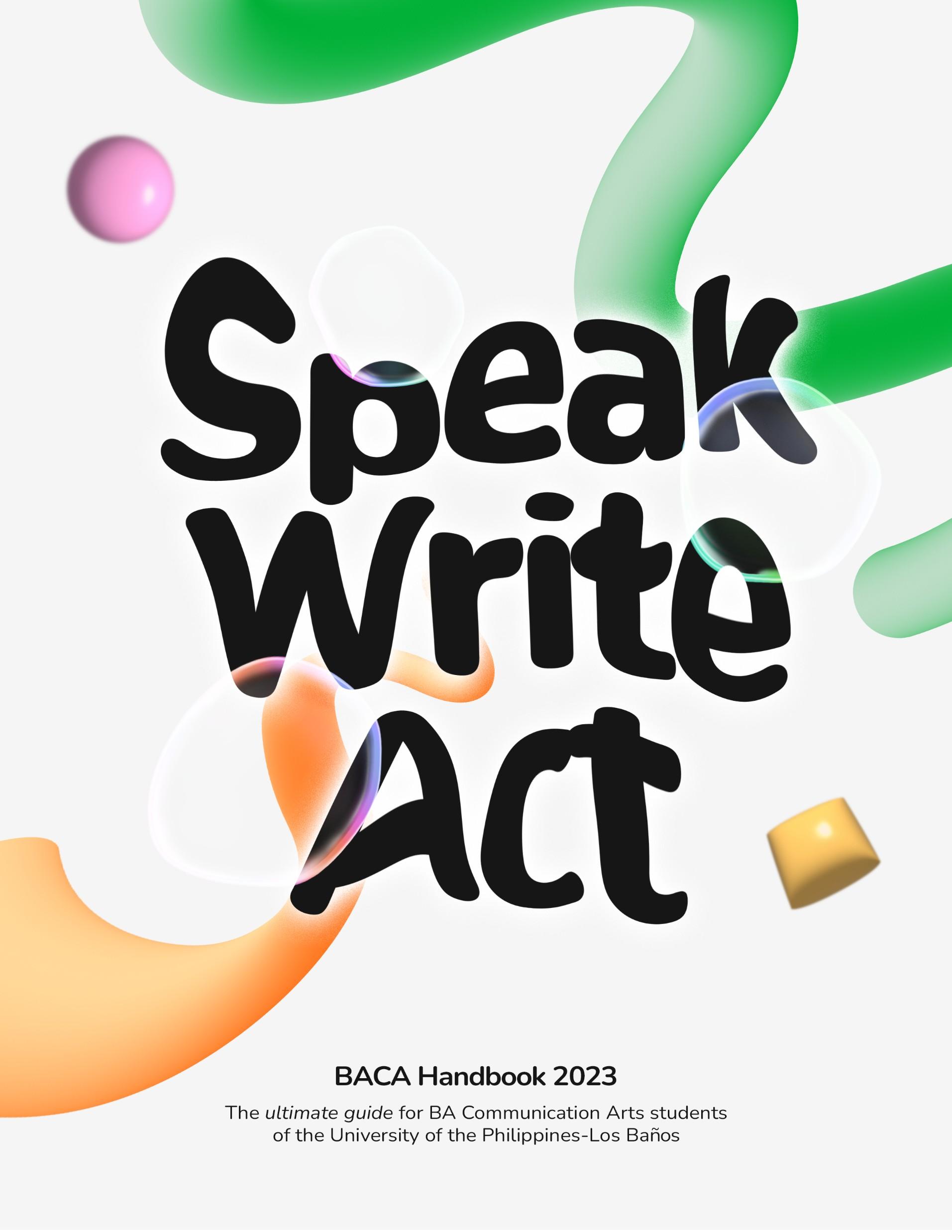 BACA Handbook 2023 by The UPLB Com Arts Society - Issuu