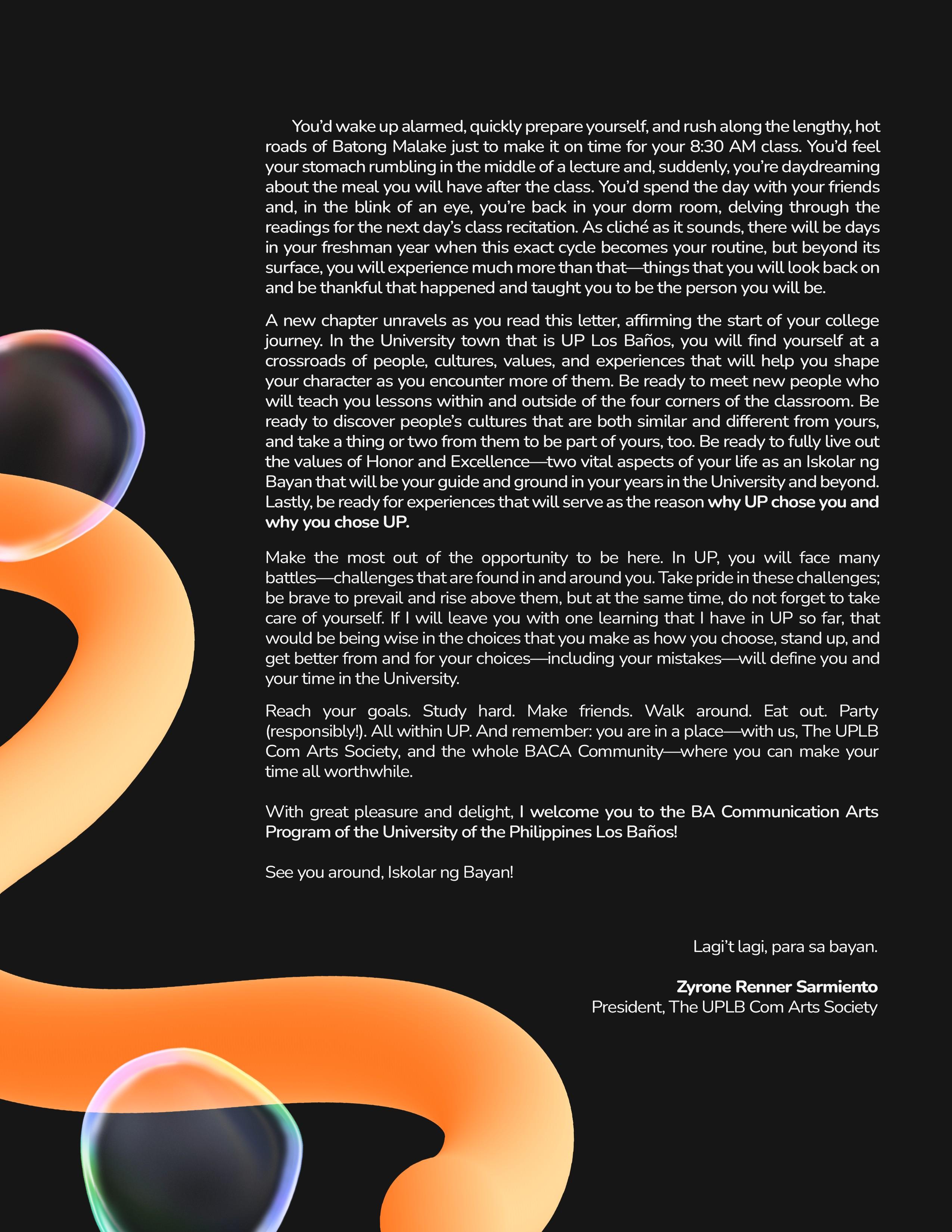 BACA Handbook 2023 by The UPLB Com Arts Society - Issuu