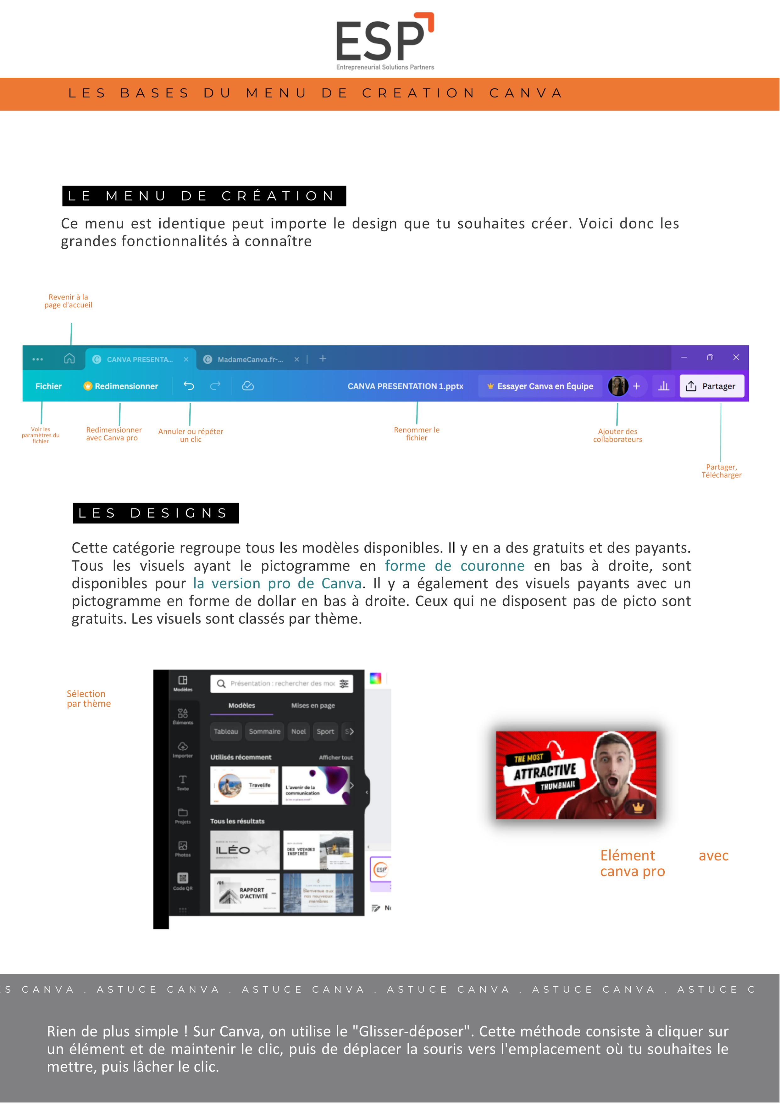 Guide d'utilisation Canva-les bases by Marika Gouedan Abby - Issuu