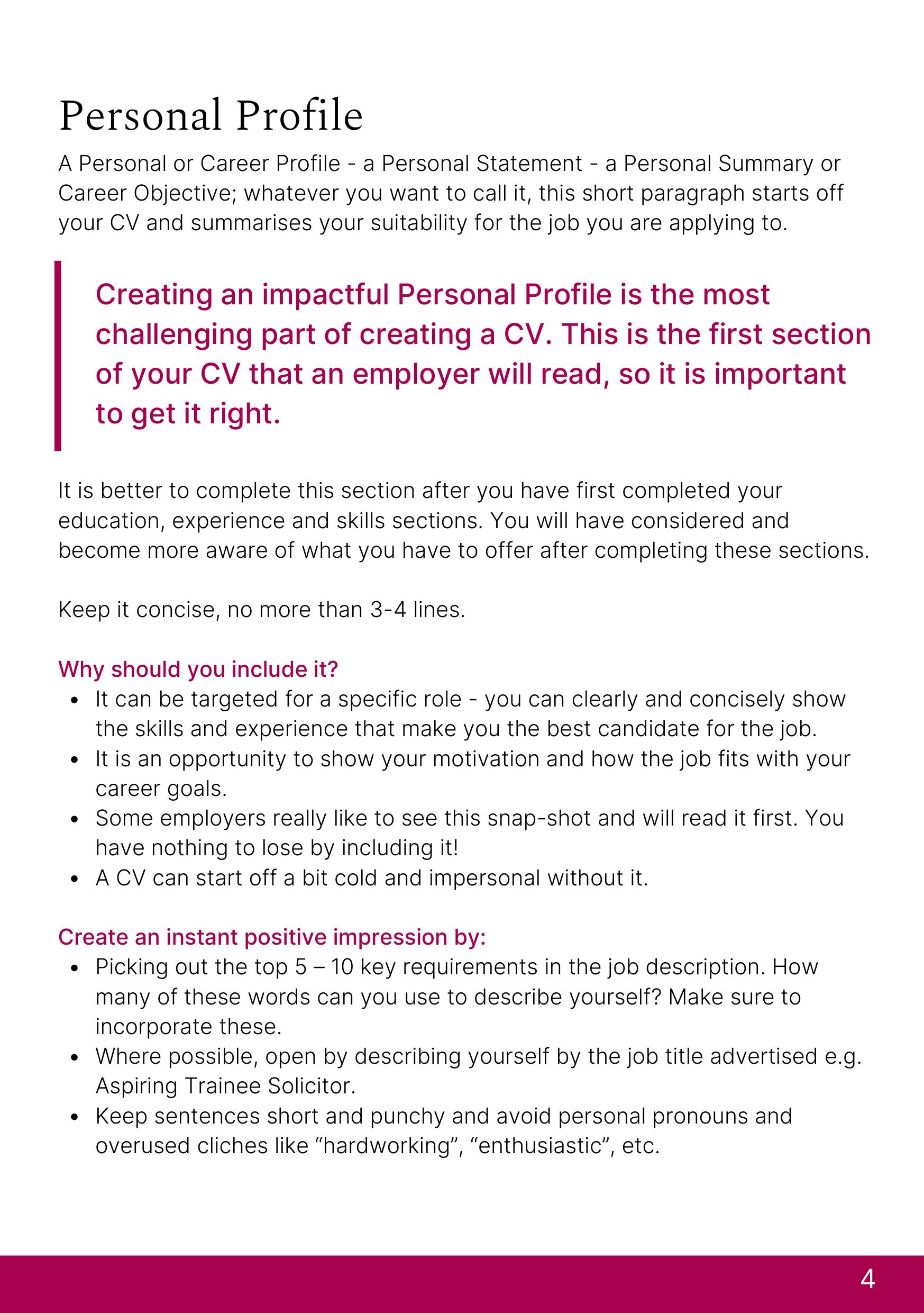 Your CV by NUIGCareers - Issuu