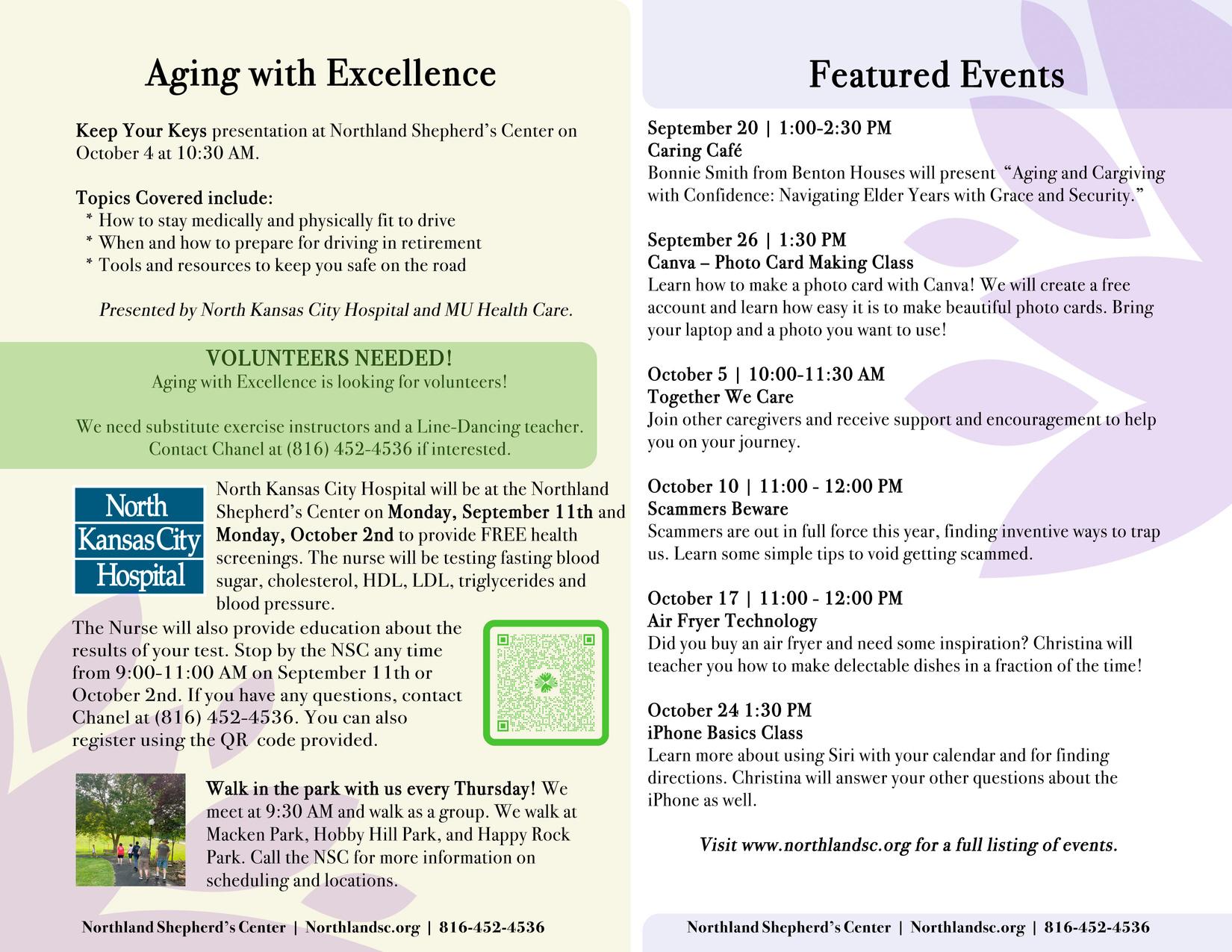 NSC News from the Heart: Sept/Oct 2023 Newsletter by NorthlandSC - Issuu