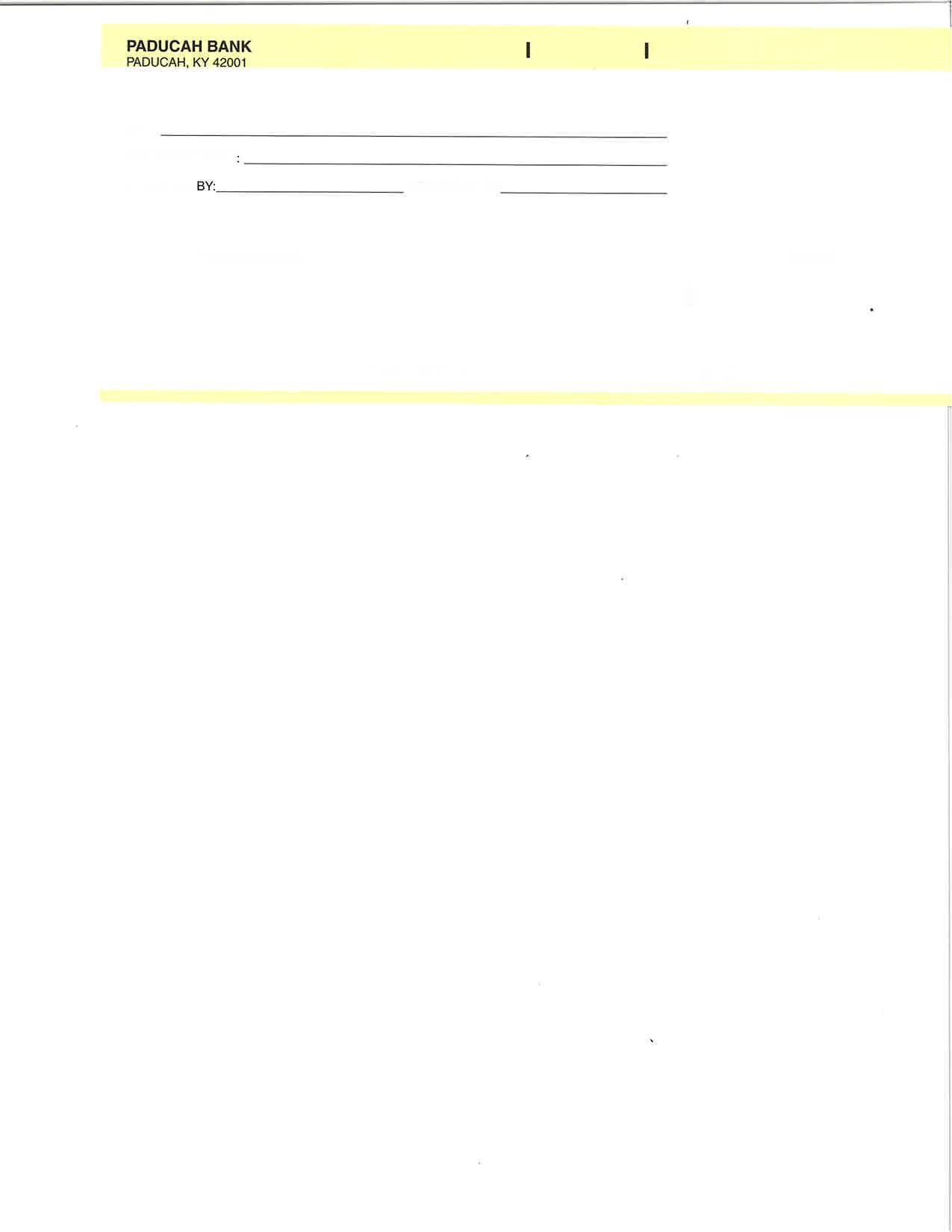 Safe Deposit Box Debit Ticket by PaducahBank - Issuu