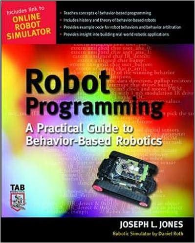 READ /(EBOOK) Robot Programming A Practical Guide to Behavior Based Robotics 7661923 by ...