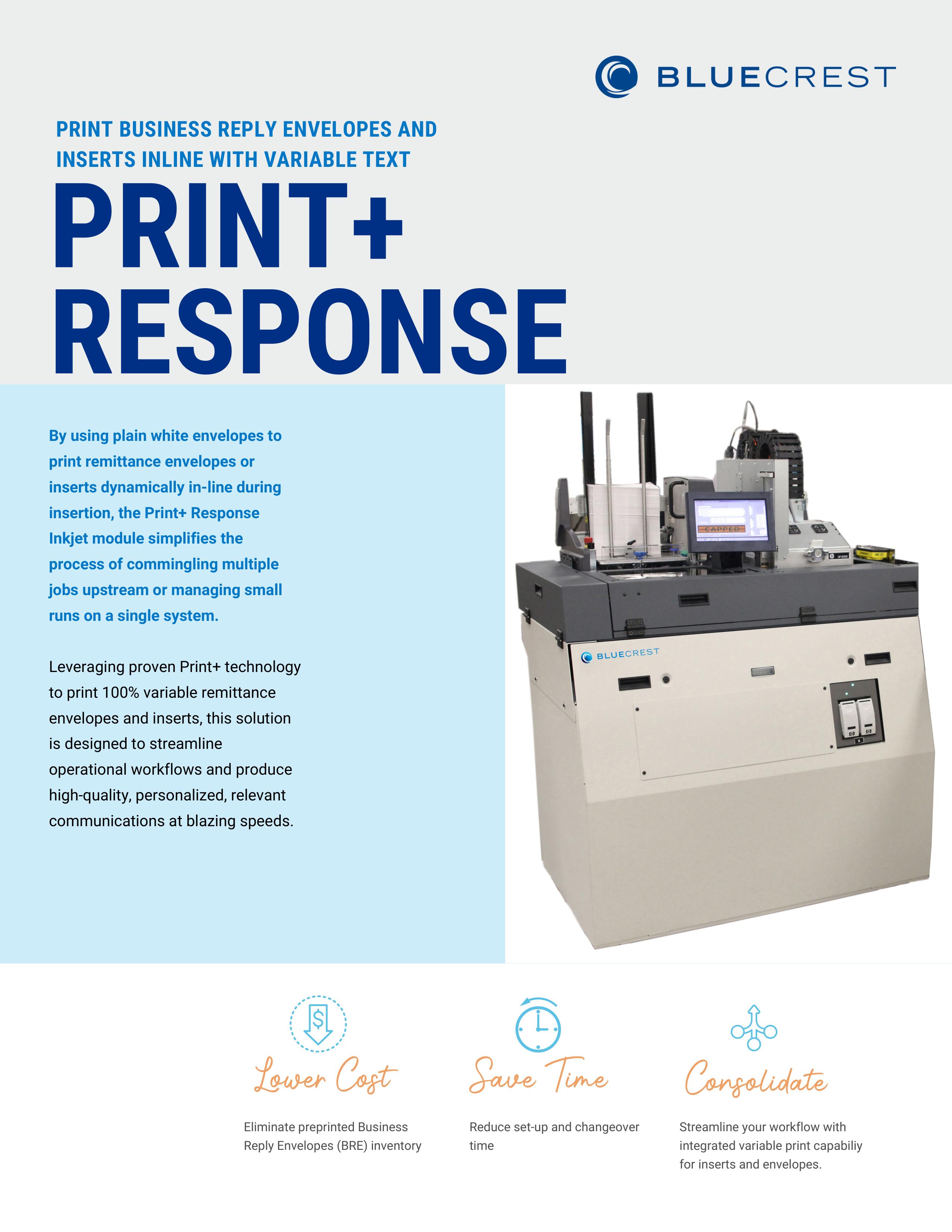 Print+ Response Cut Sheet by BlueCrest - Issuu