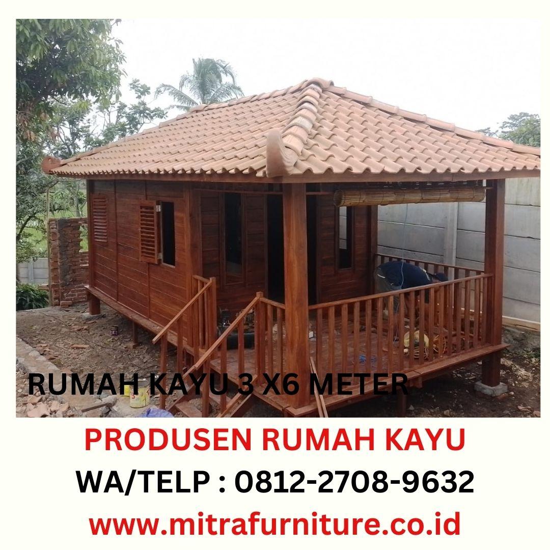 Jual Rumah Kayu Moderno Derribar