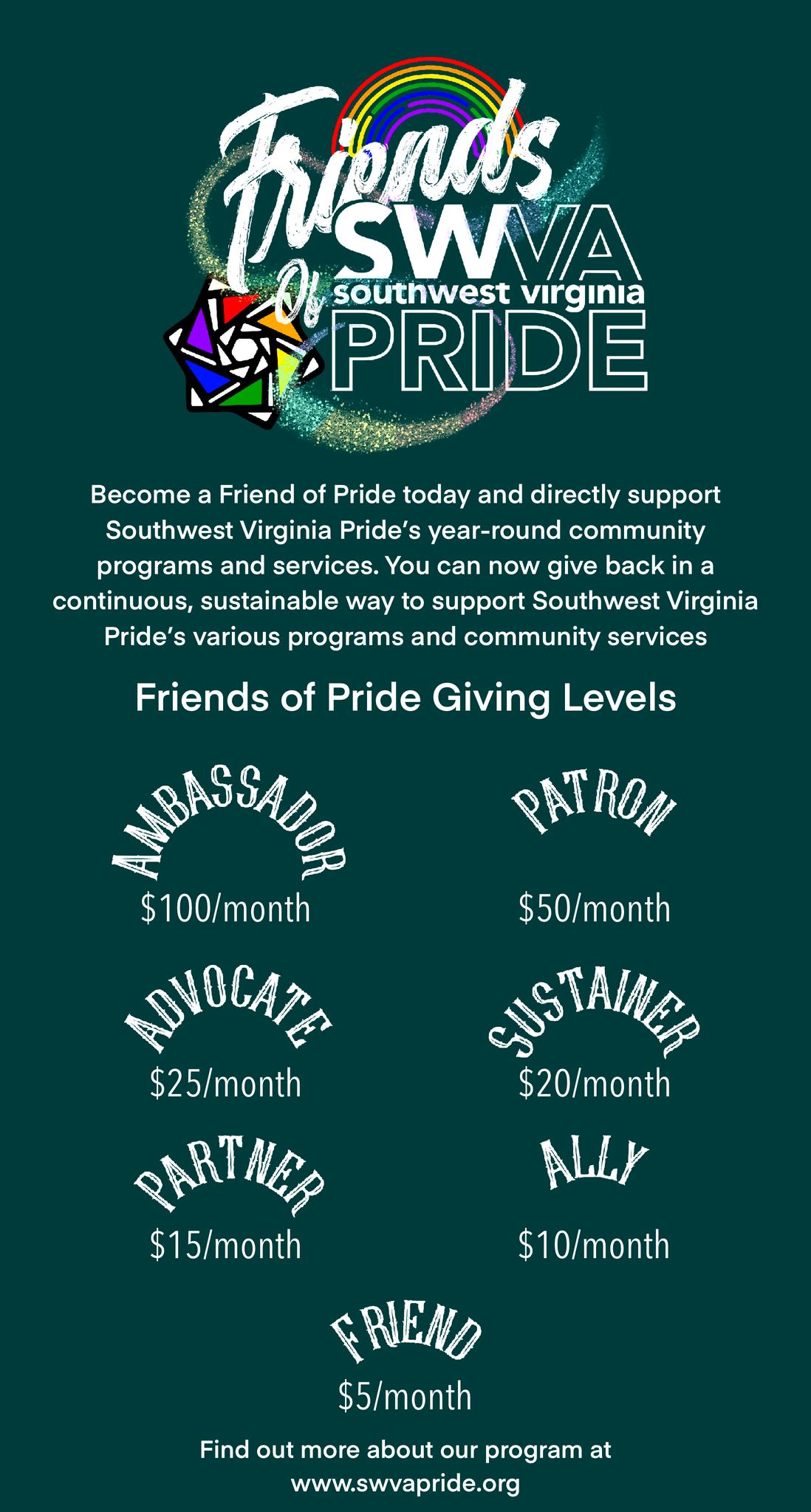 2023 SWVA Pride Fest guide by Southwest Virginia Pride, Inc. - Issuu