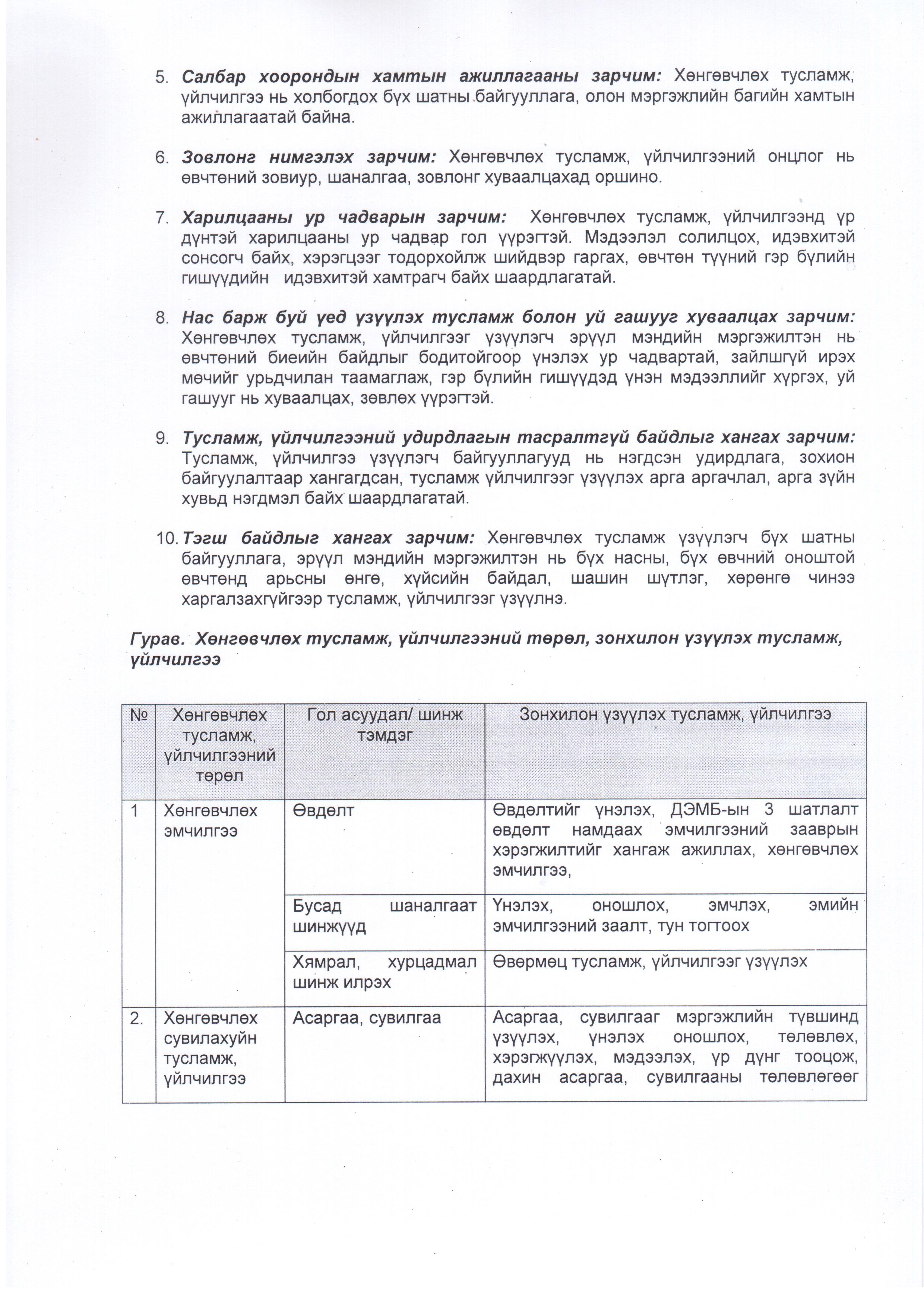 Хөнгөвчлөх тусламж үйлчилгээ үзүүлэх журам By Buyantmanal Uemt Issuu