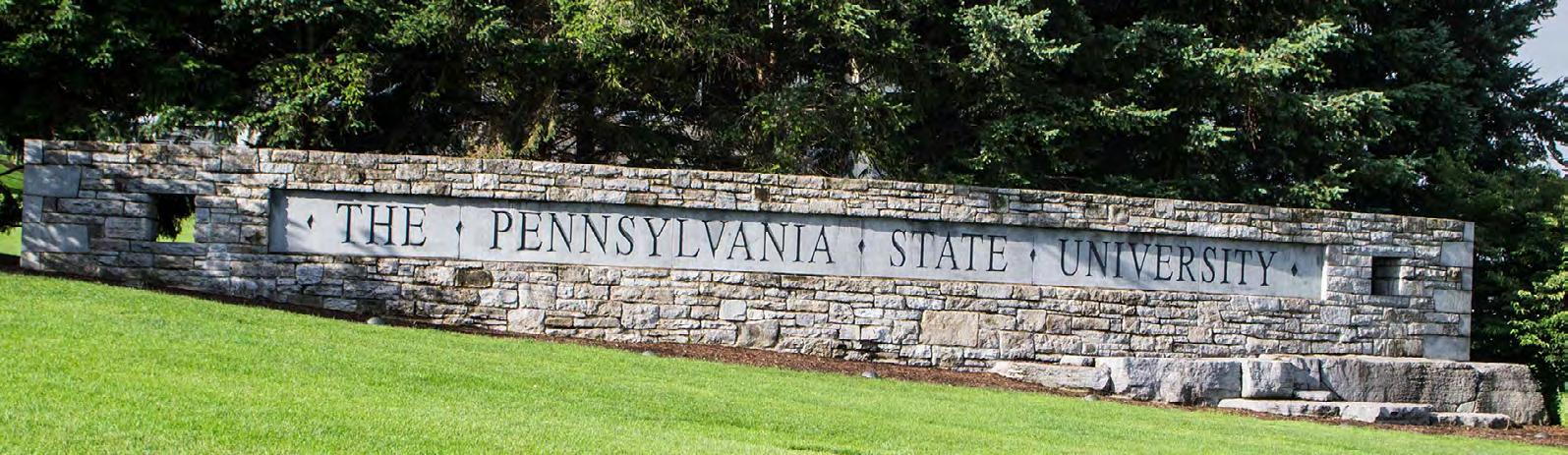 University Park Penn State Sign