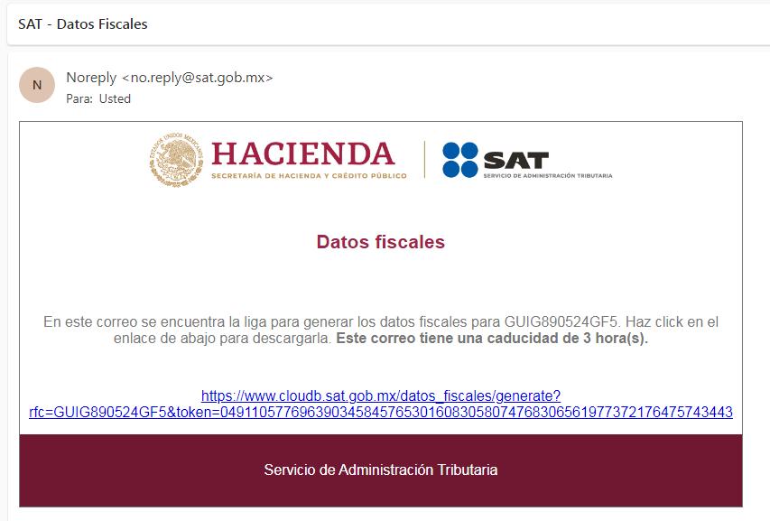 Obtener la CSF con correo electrónico registrado en el SAT by ...