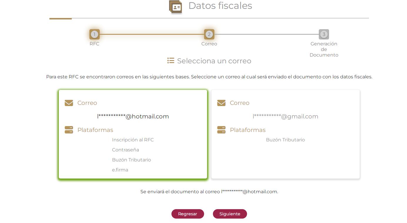 Obtener la CSF con correo electrónico registrado en el SAT by ...