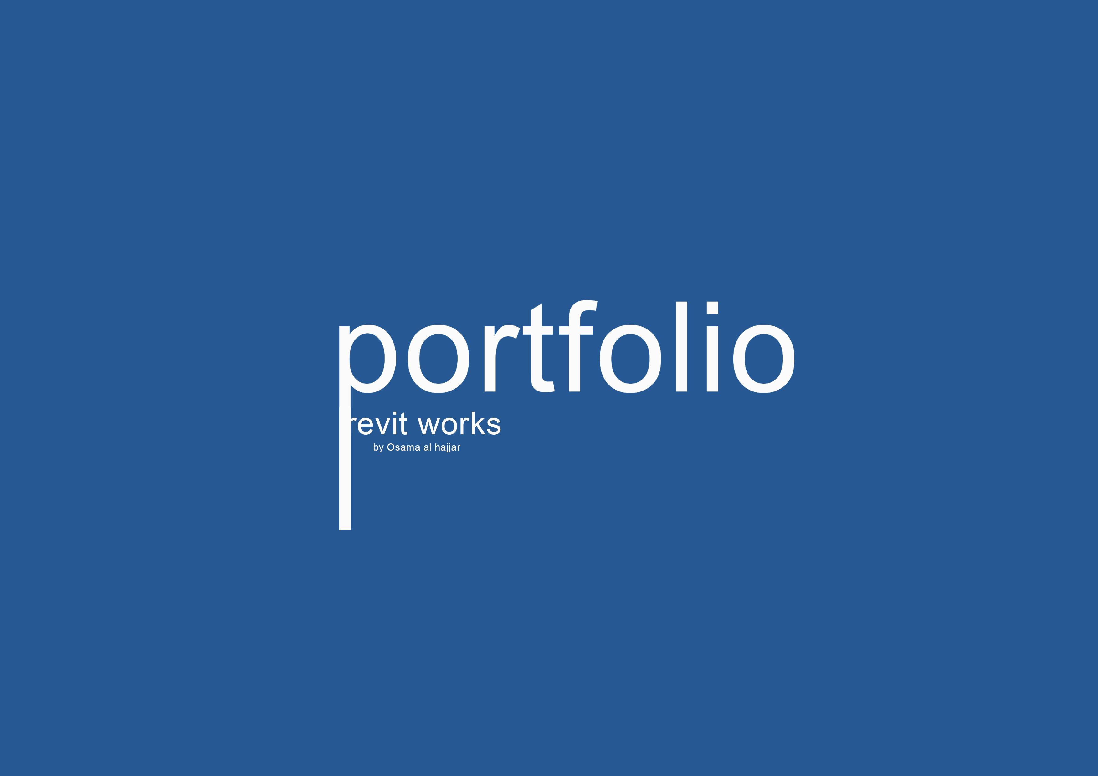 PORTFOLIO-REVIT by osama Al hajjar - Issuu