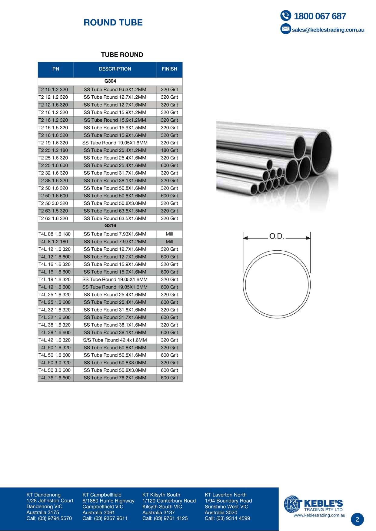 Handrail Catalogue 2023 by keblestrading.com.au - Issuu
