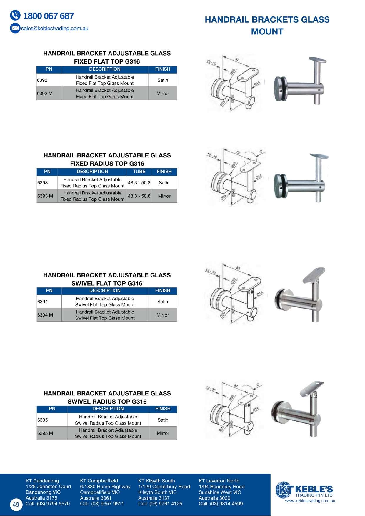 Handrail Catalogue 2023 by keblestrading.com.au - Issuu