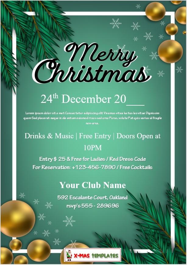 Editable Christmas Flyer Templates by Daniel Brady - Issuu