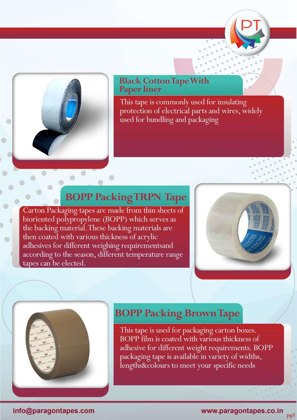 Paragon Tape - Industrail Adhesive tape manufacturers by paragontapes ...