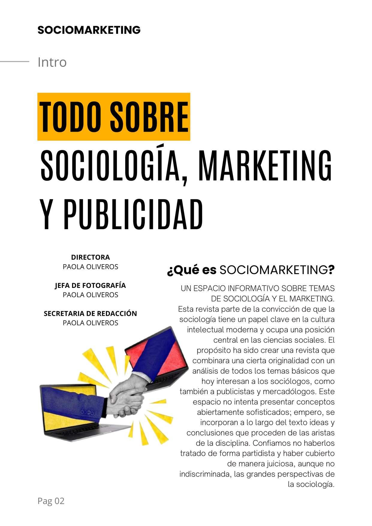 SOCIOMARKETING REVISTA 2 PAOLA OLIVEROS by Paola Oliveros - Issuu