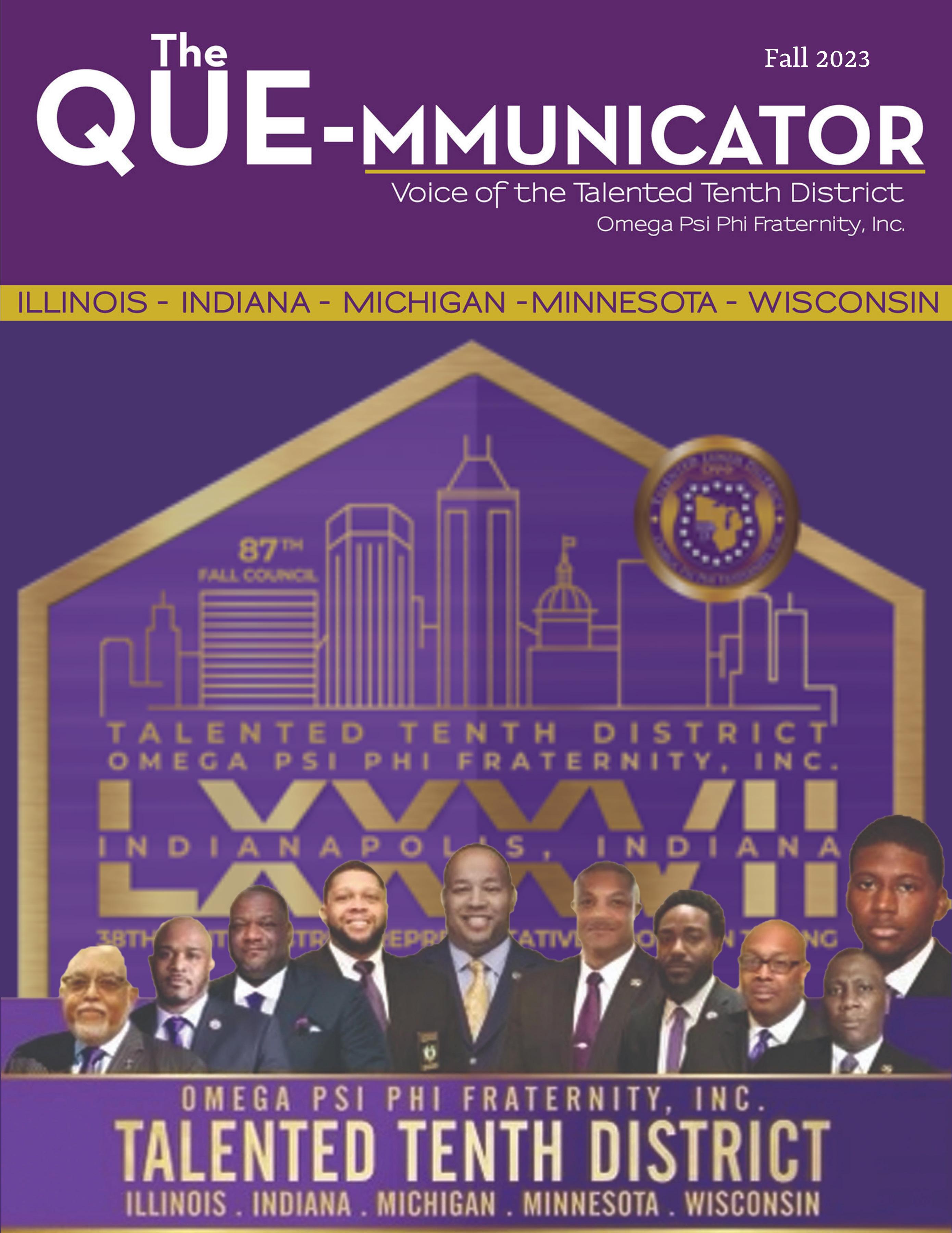 Fall 2023 Quemmunicator by 10thDistrictOmegas - Issuu