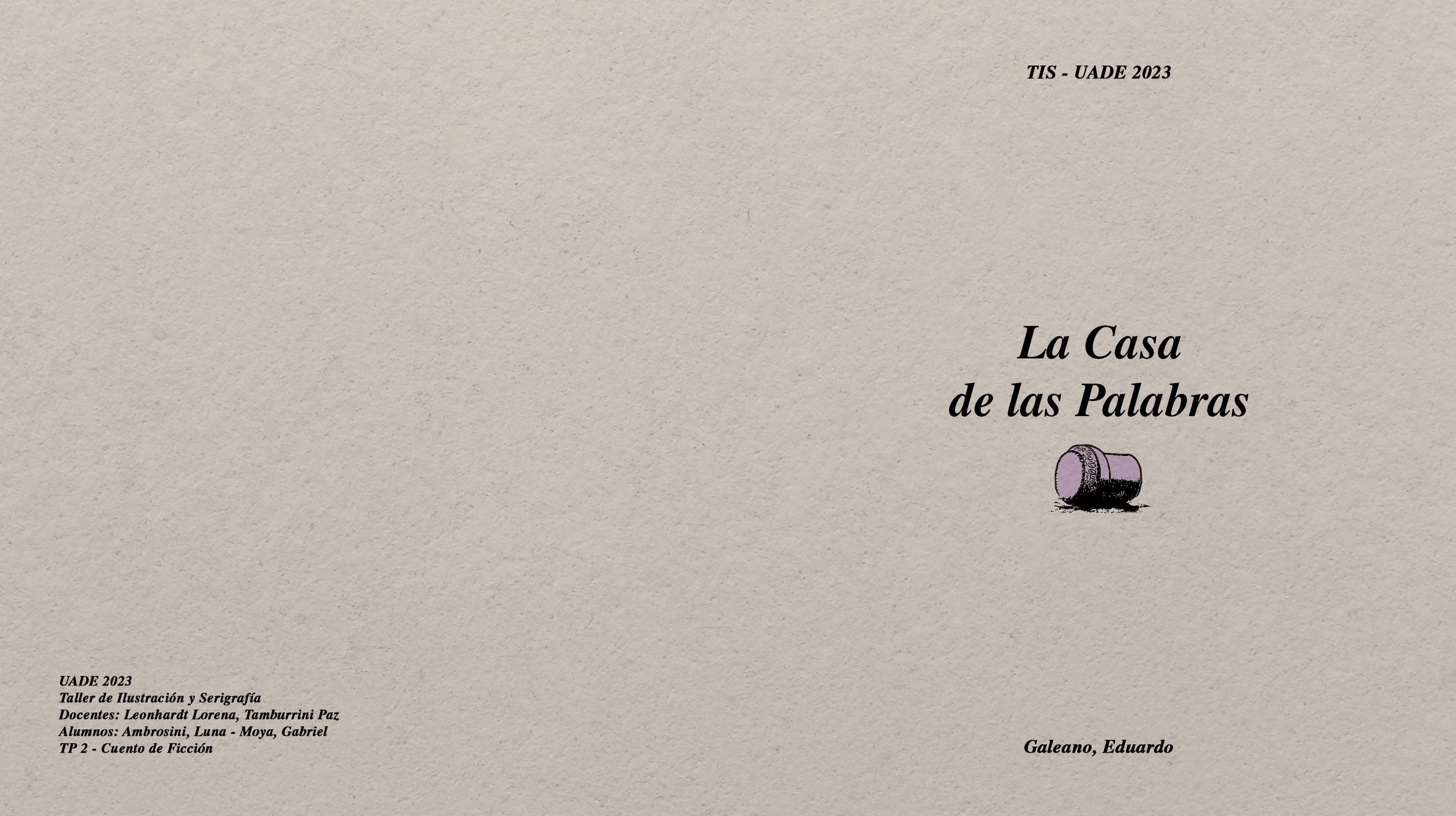 La Casa de las Palabras by Gabriel Moya - Issuu
