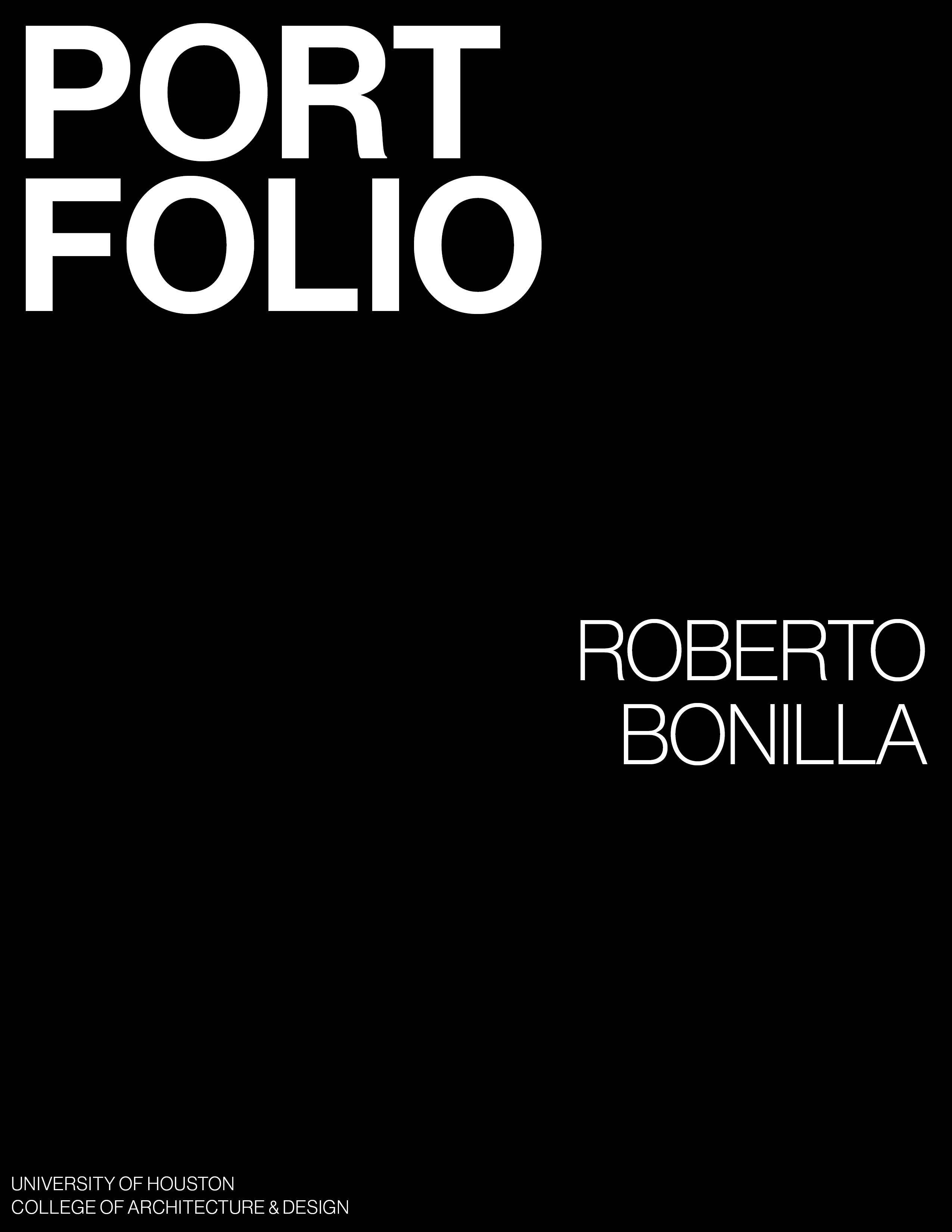 Architectural Portfolio - Roberto Bonilla by roberto-a-bonilla - Issuu