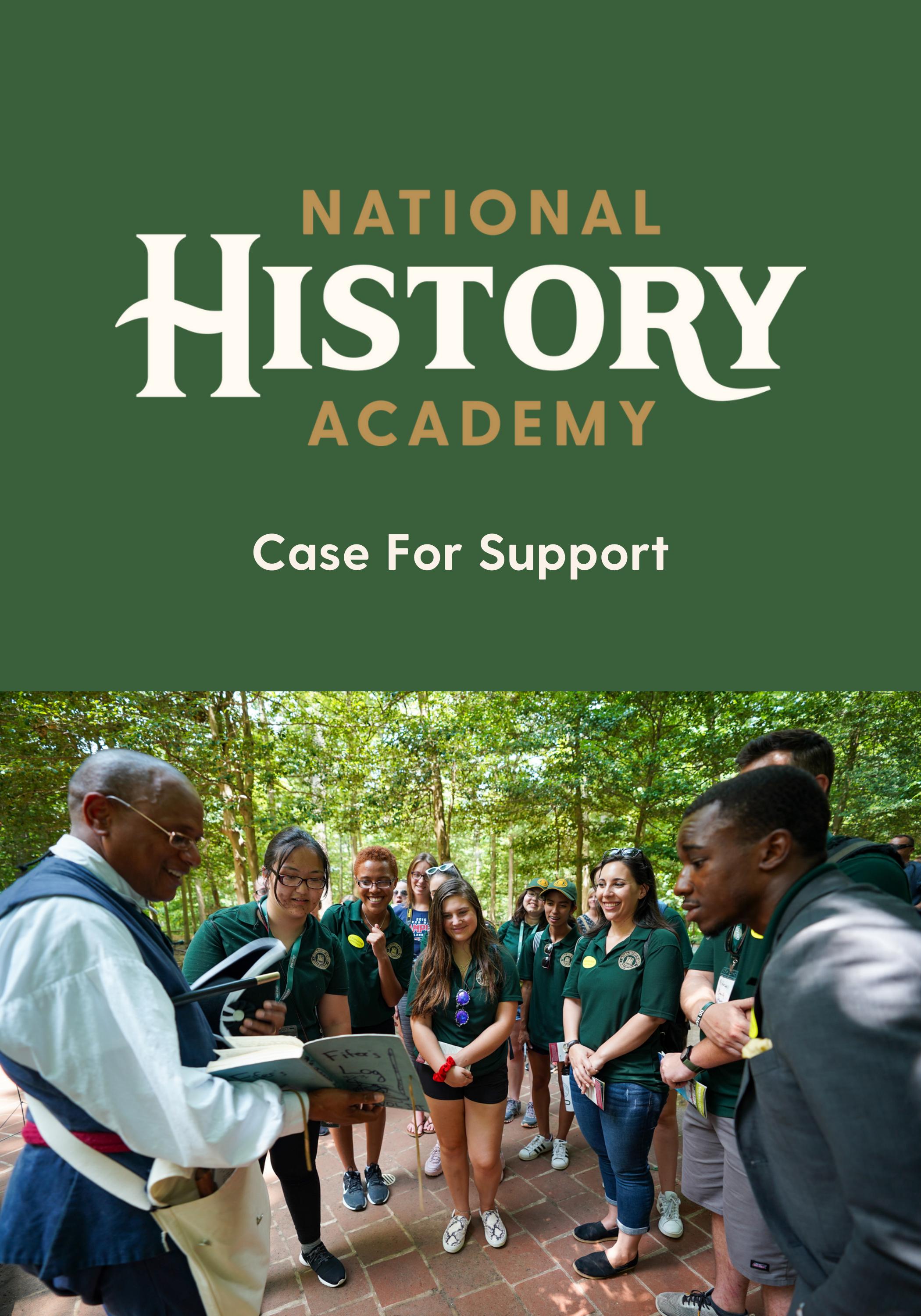 National History Academy Case for Support by NationalHistoryAcademy - Issuu