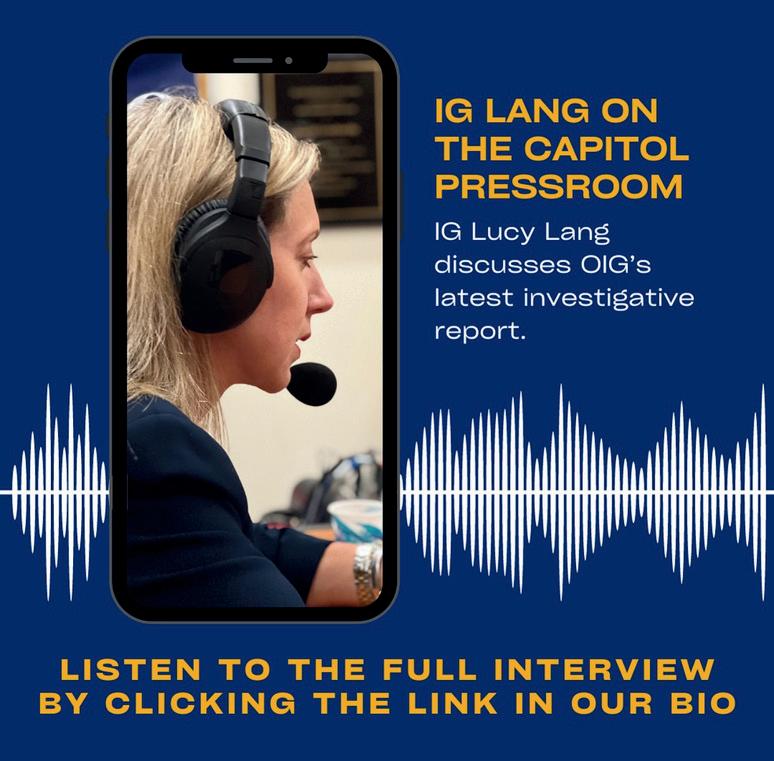 Inspector General Lucy Lang: The First Two Years by NewYorkStateIG - Issuu