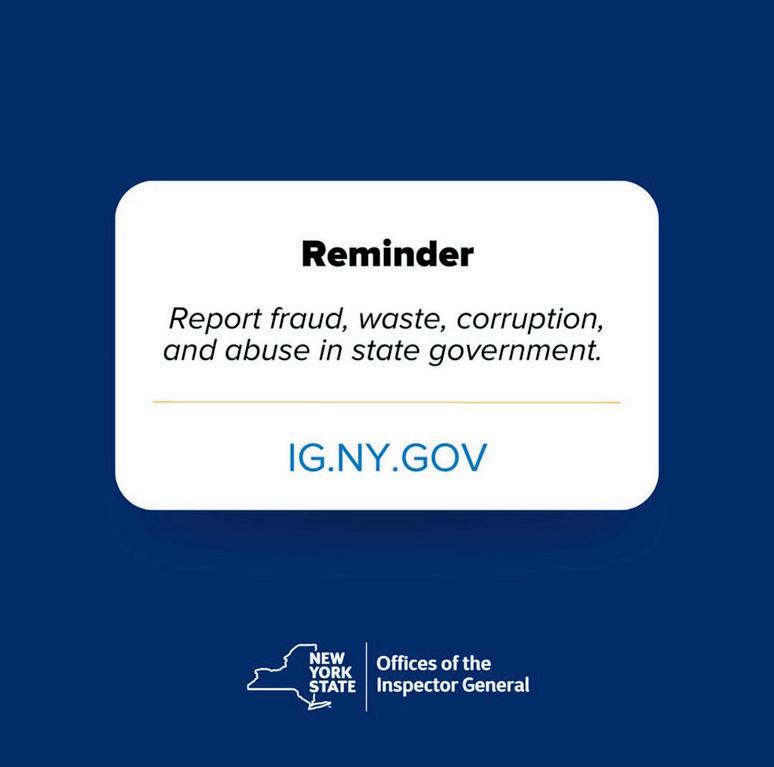Inspector General Lucy Lang: The First Two Years by NewYorkStateIG - Issuu