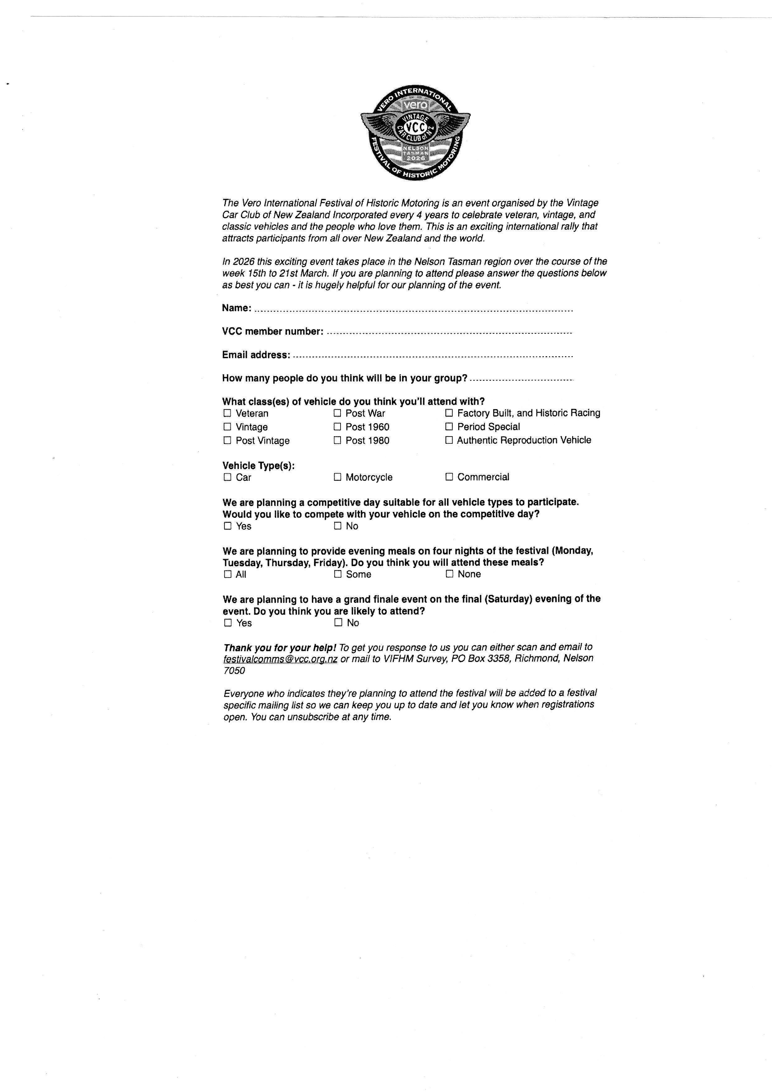 VCC ASHBURTON BLOWOUT MARCH/APRIL 2024 by Vintage Car Club of New ...