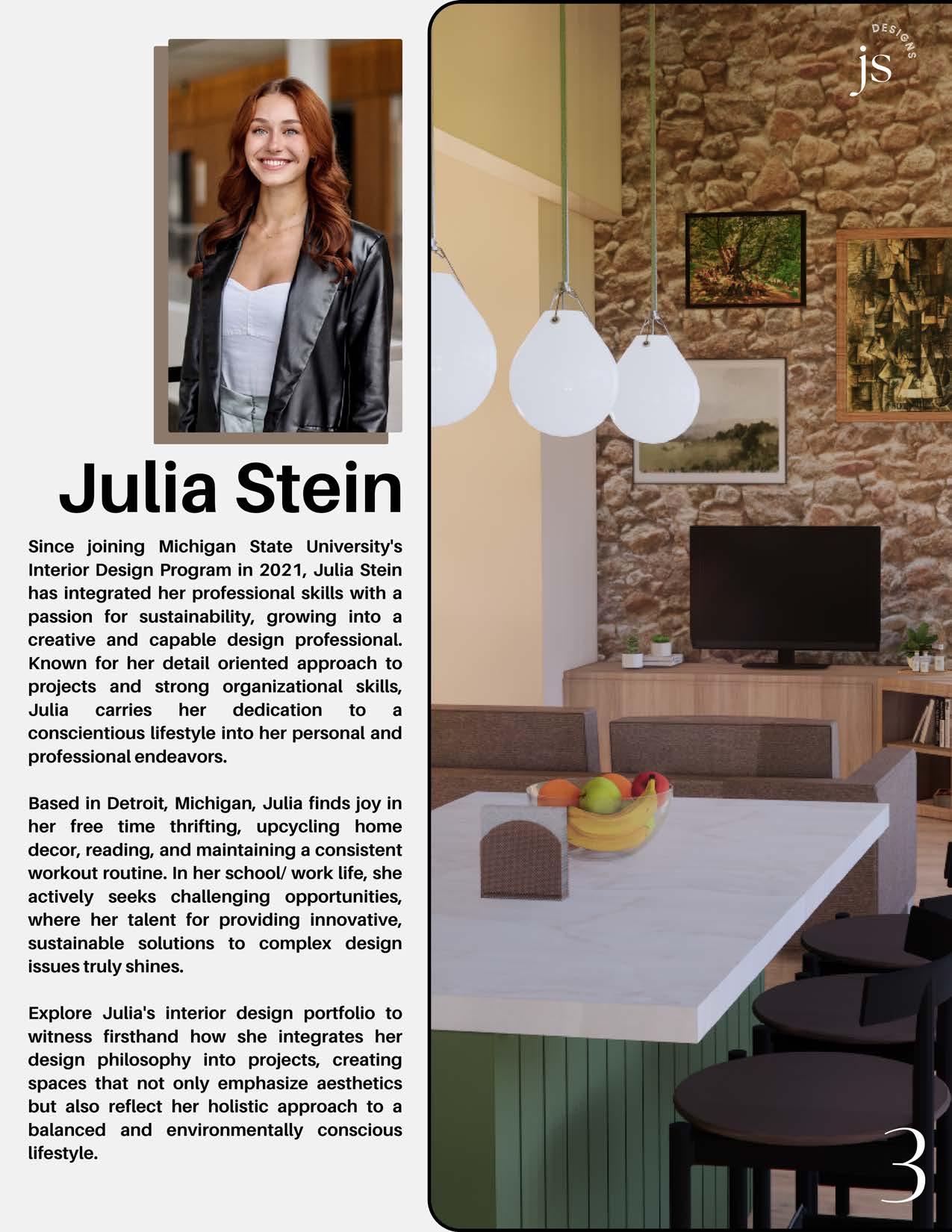 Julia Stein Interior Design Portfolio by steinju2 - Issuu
